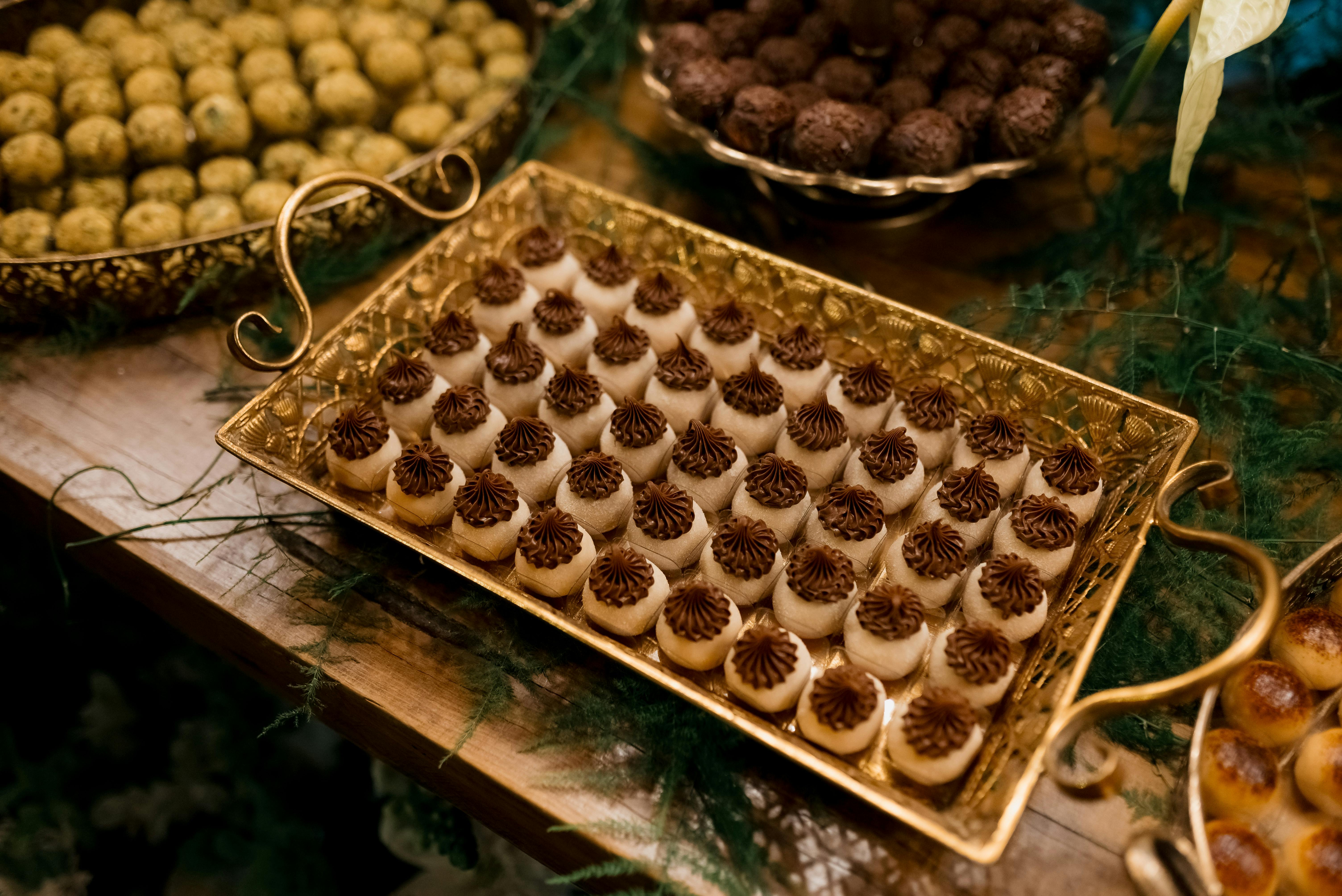 Elegant Display of Assorted Gourmet Truffles · Free Stock Photo