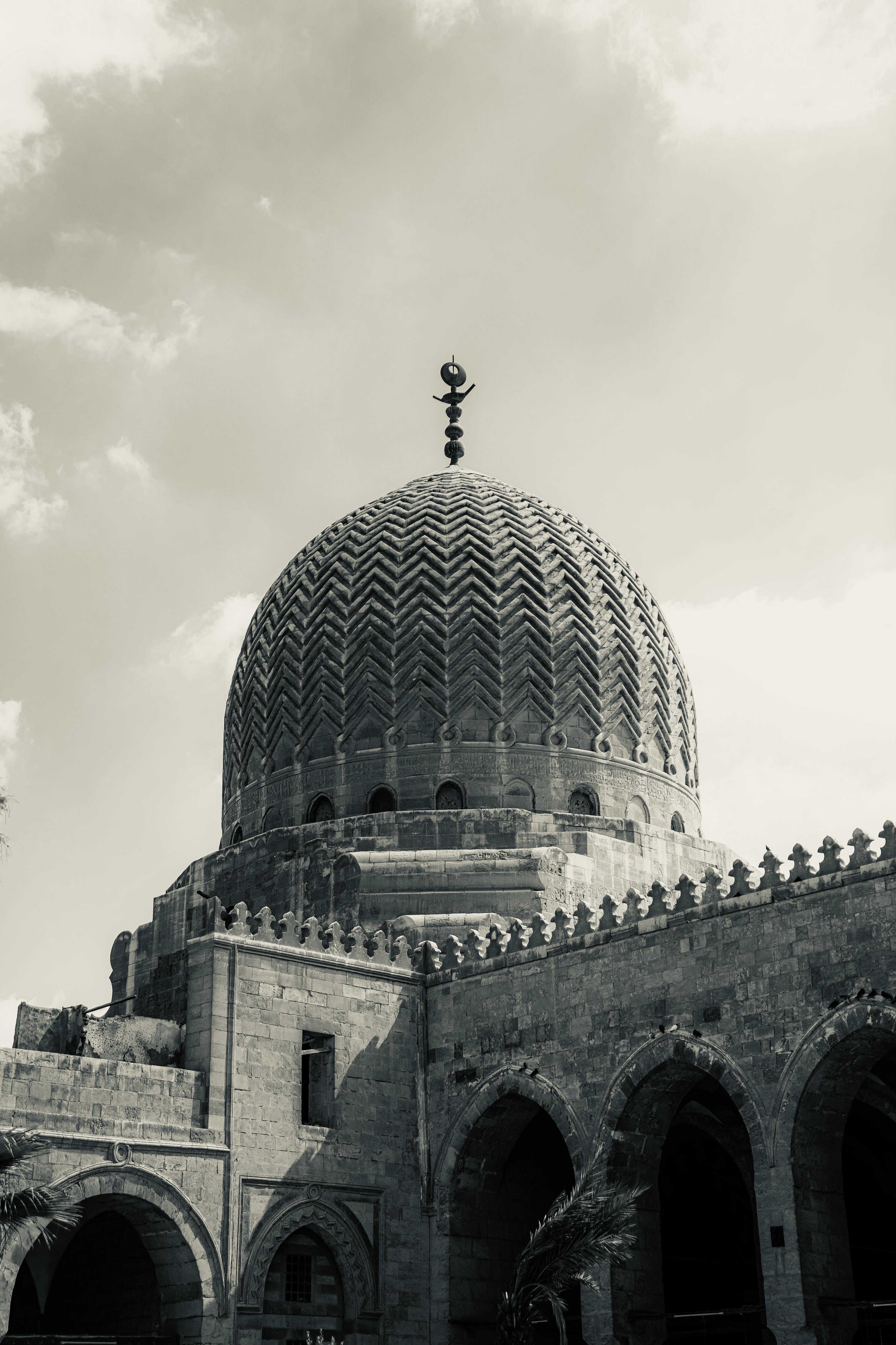 Architectural Beauty of Historic Mosque Dome · Free Stock Photo
