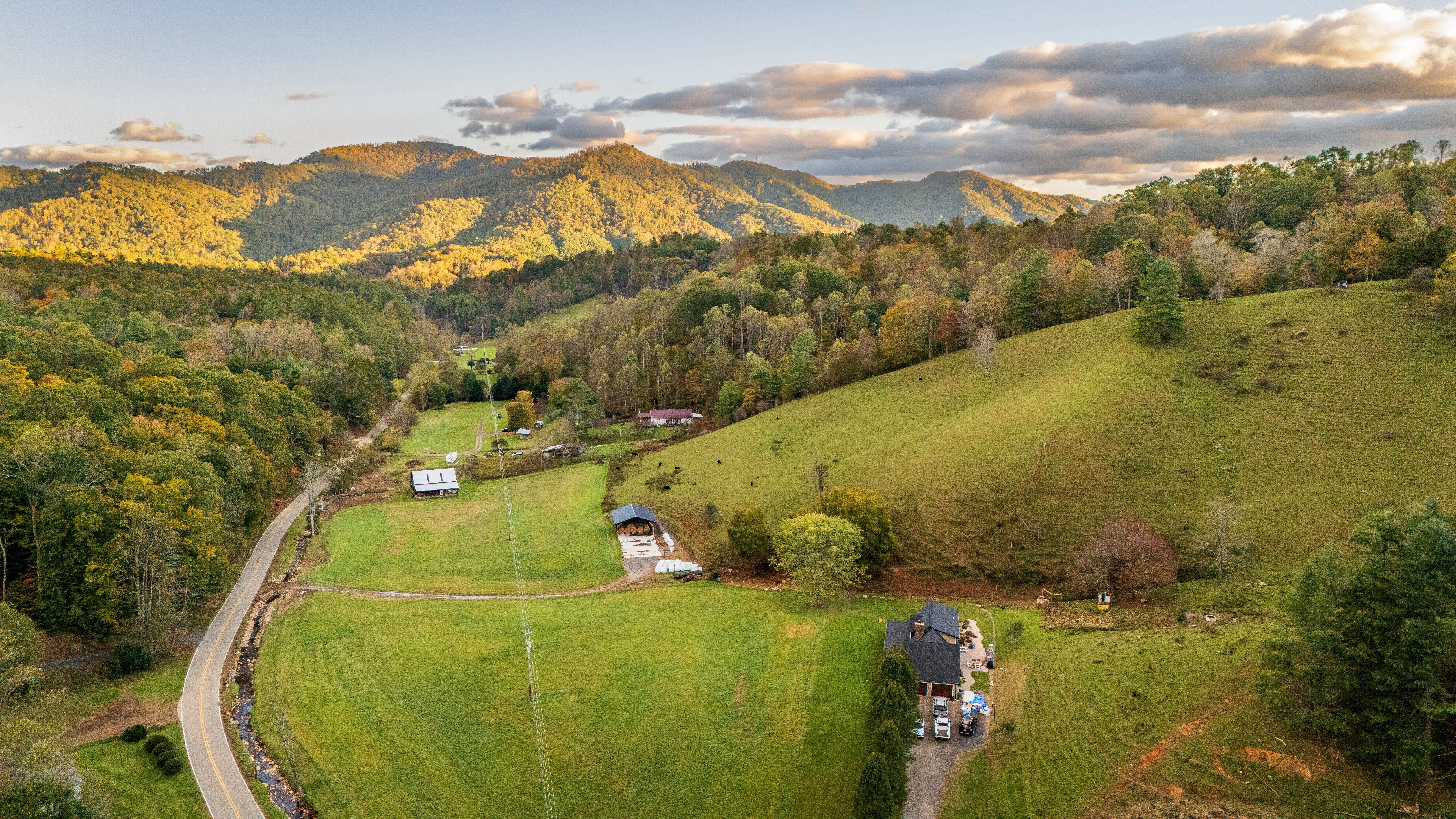 Vista Aérea Panorámica De Los Montes Apalaches · Foto de stock gratuita
