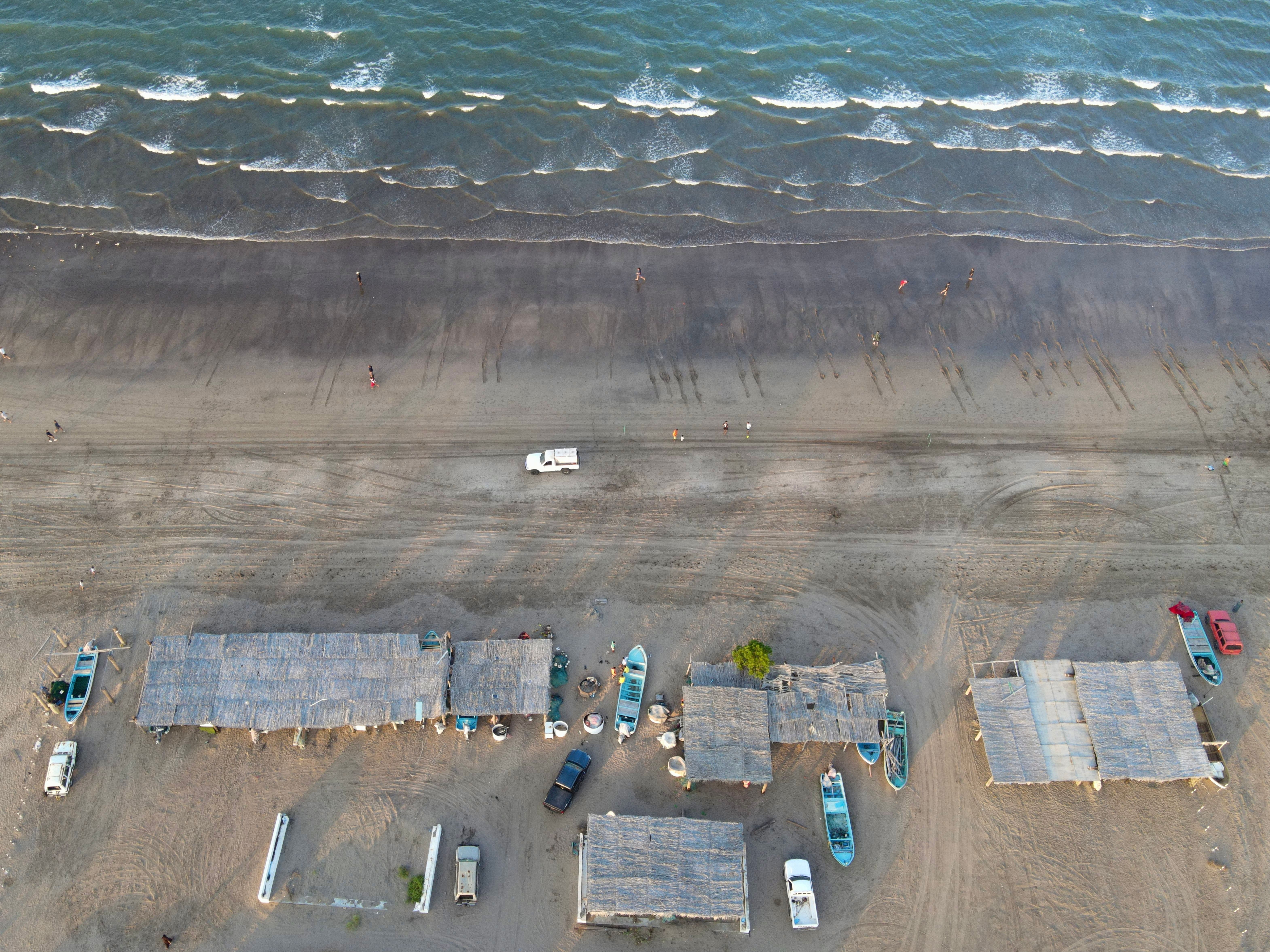 Aerial View of Fishing Village in Muscat, Oman · Free Stock Photo