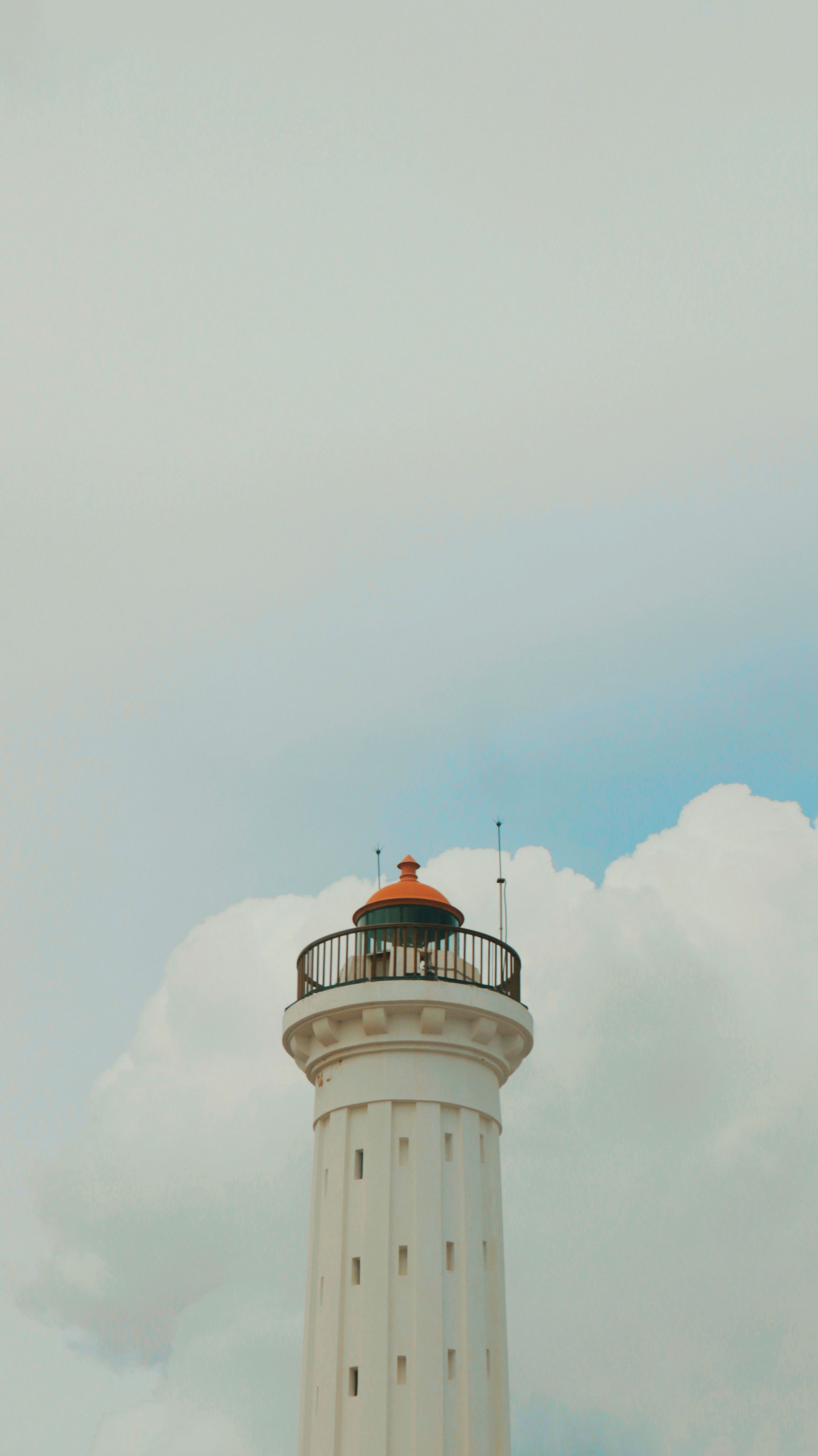 Gray Scale Photography of Lighthouse · Free Stock Photo