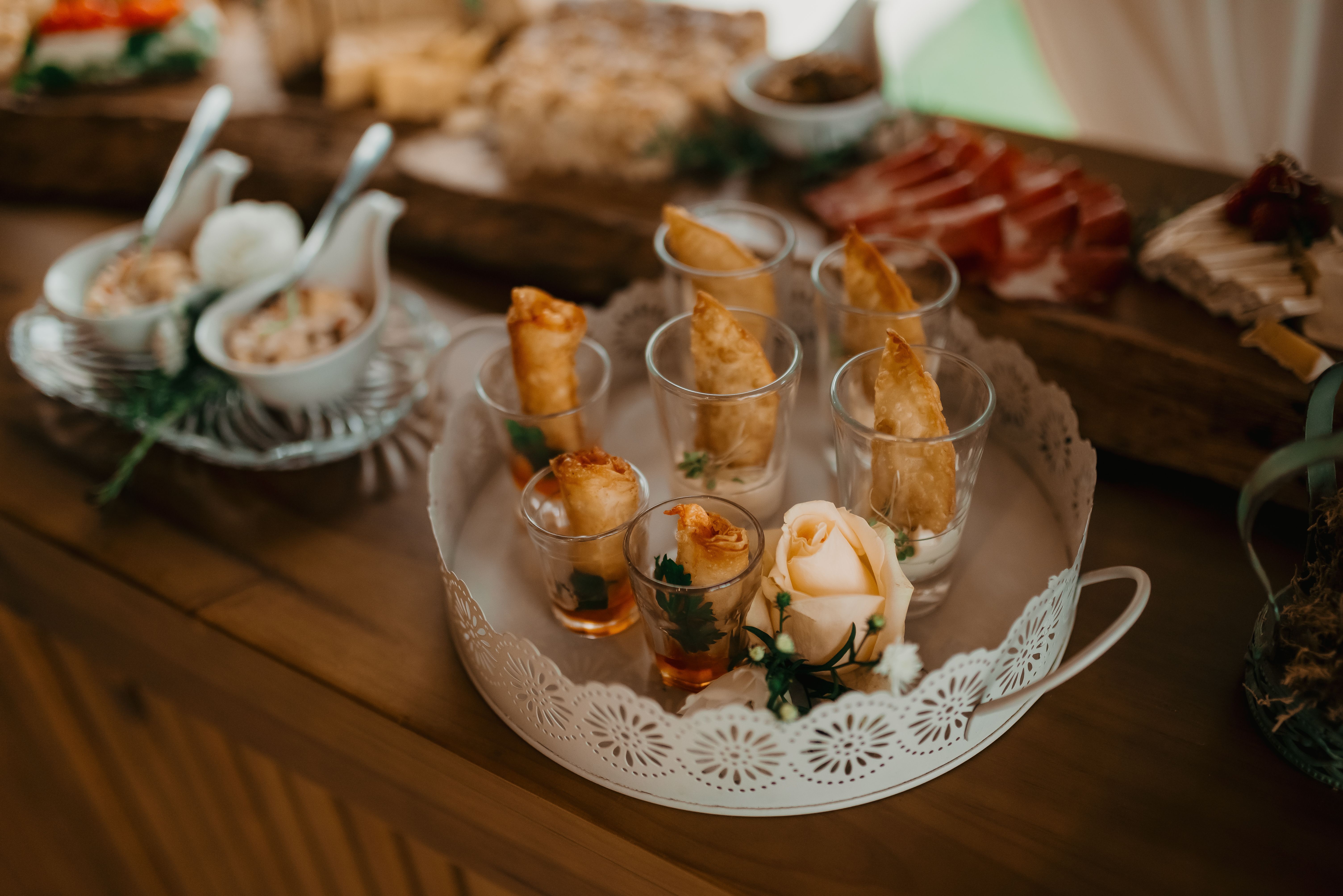Elegant Catering Display with Appetizers and Delicacies · Free Stock Photo