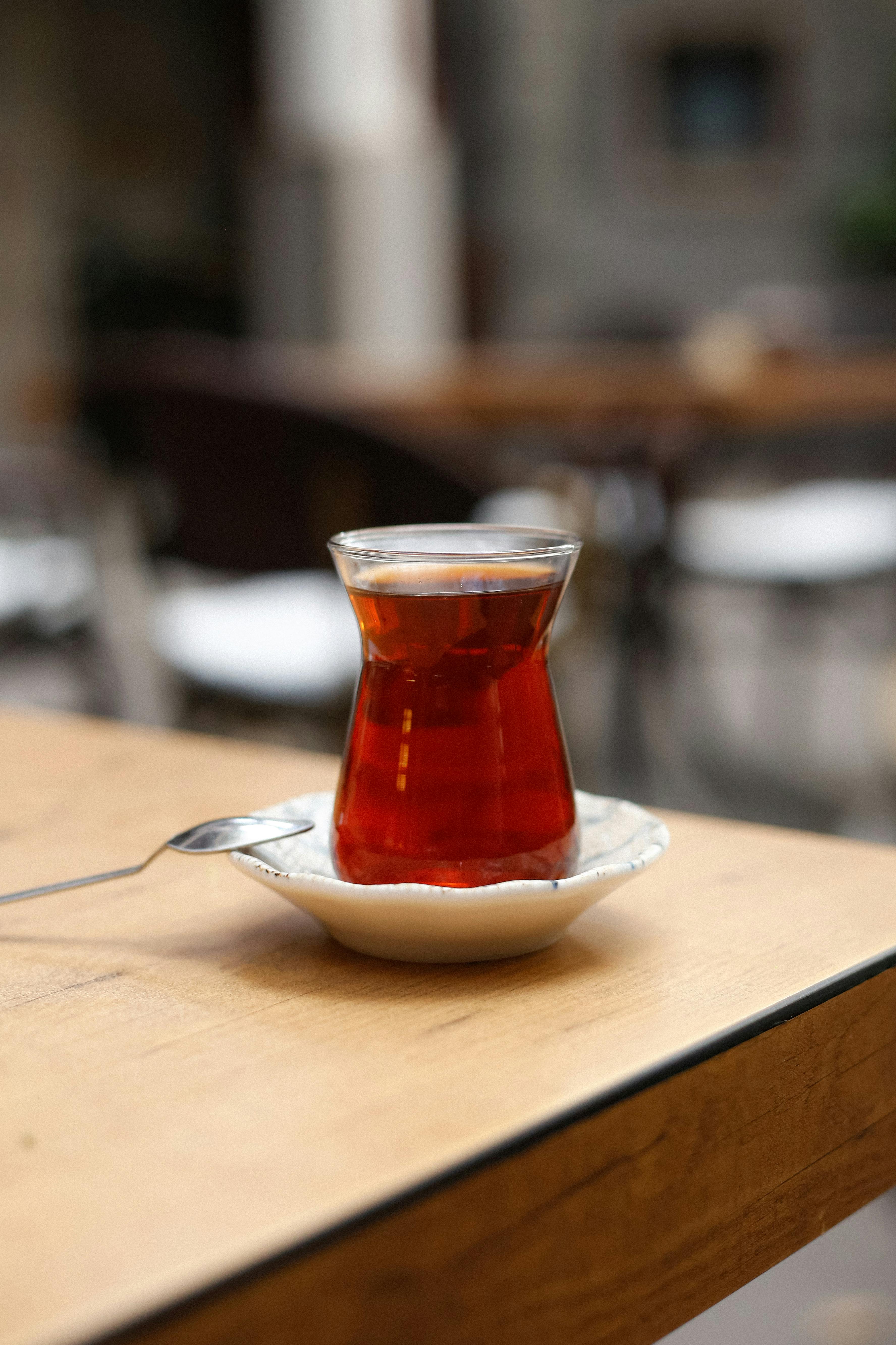 Authentic Turkish Tea in Traditional Glass · Free Stock Photo