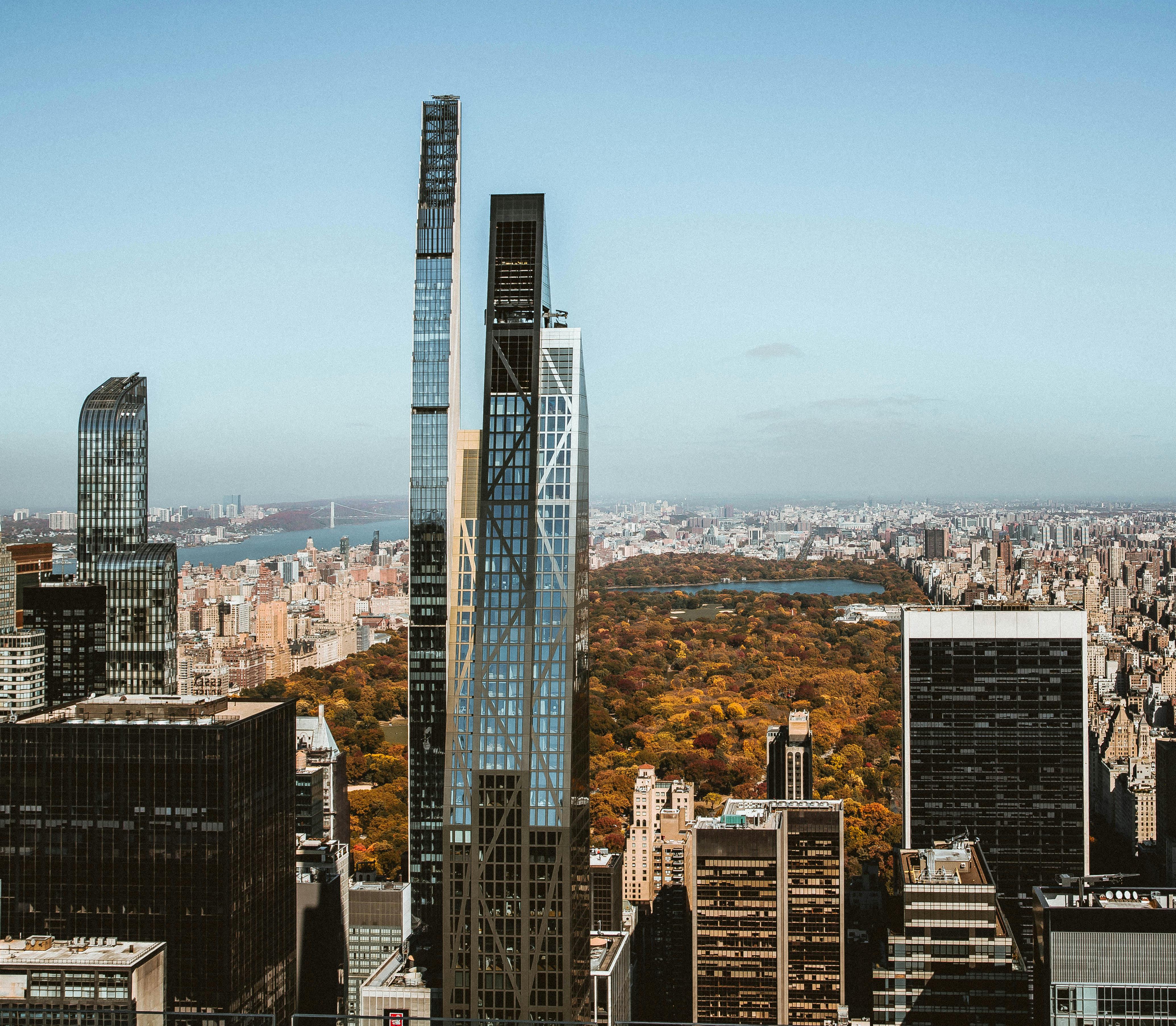 Aerial View of Skyscrapers in New York City · Free Stock Photo