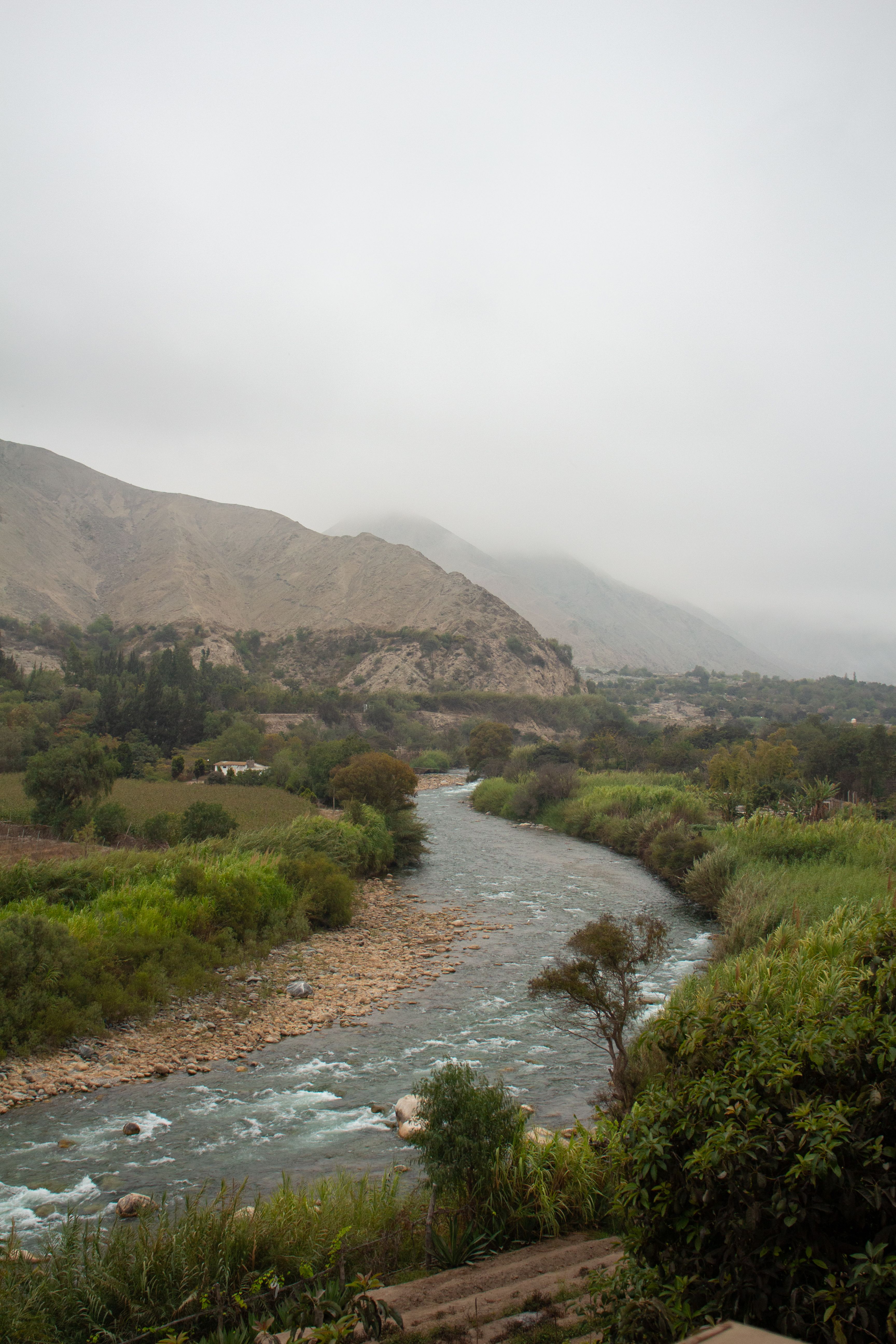 Serene River Valley in Lima, Peru · Free Stock Photo