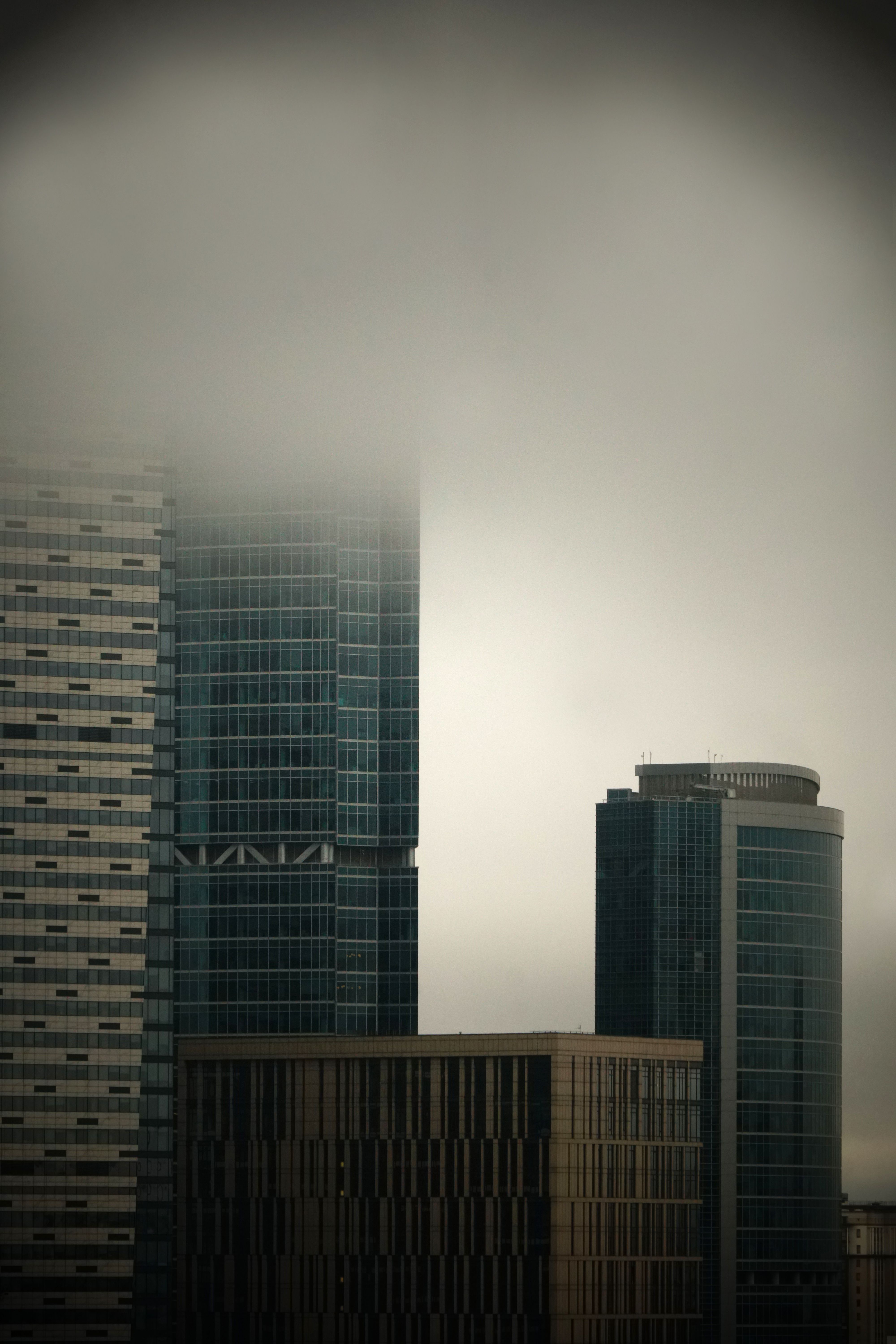 View of Skyscraper on Misty Morning · Free Stock Photo