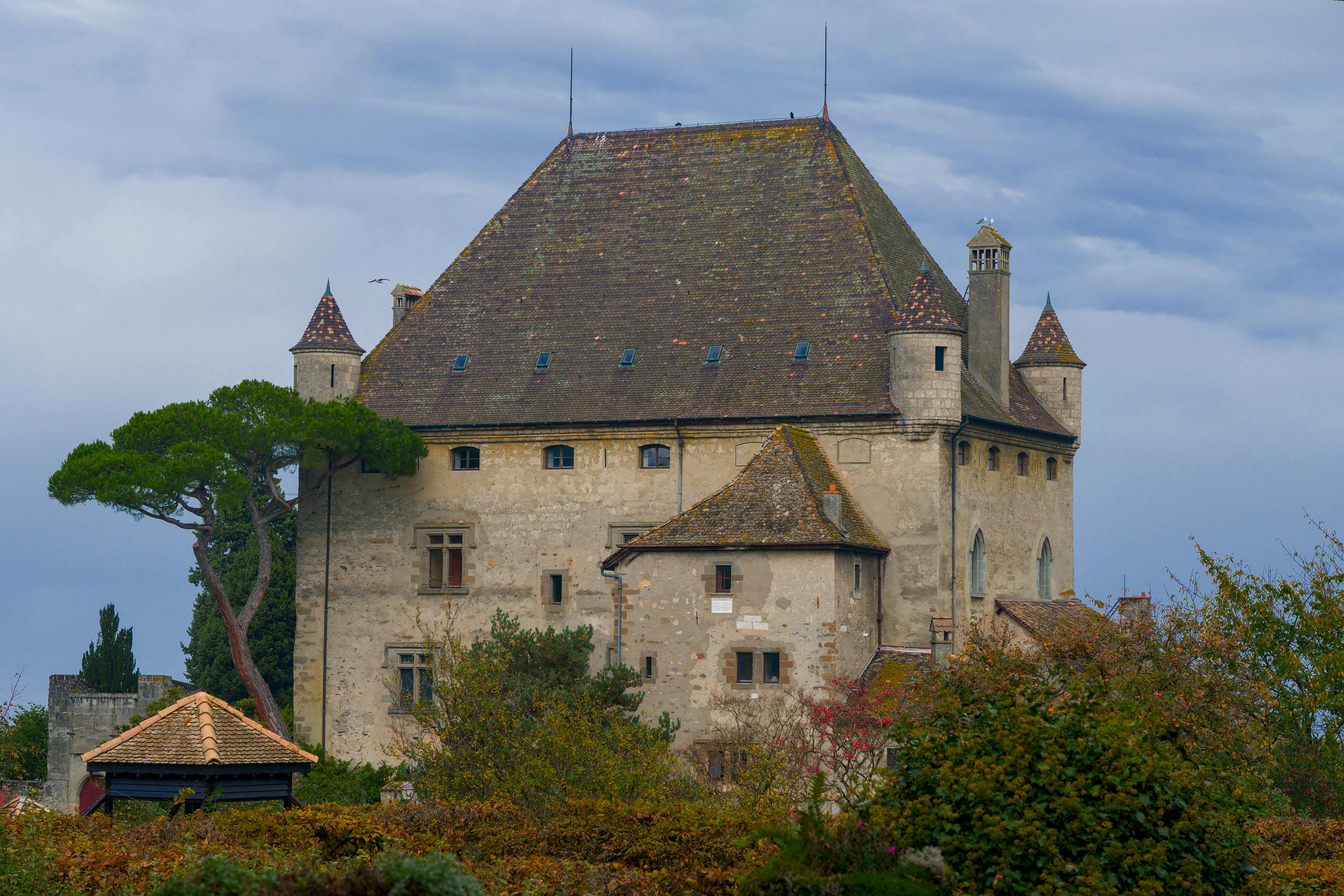 Château de Coppet: Historical Swiss Castle in Autumn · Free Stock Photo