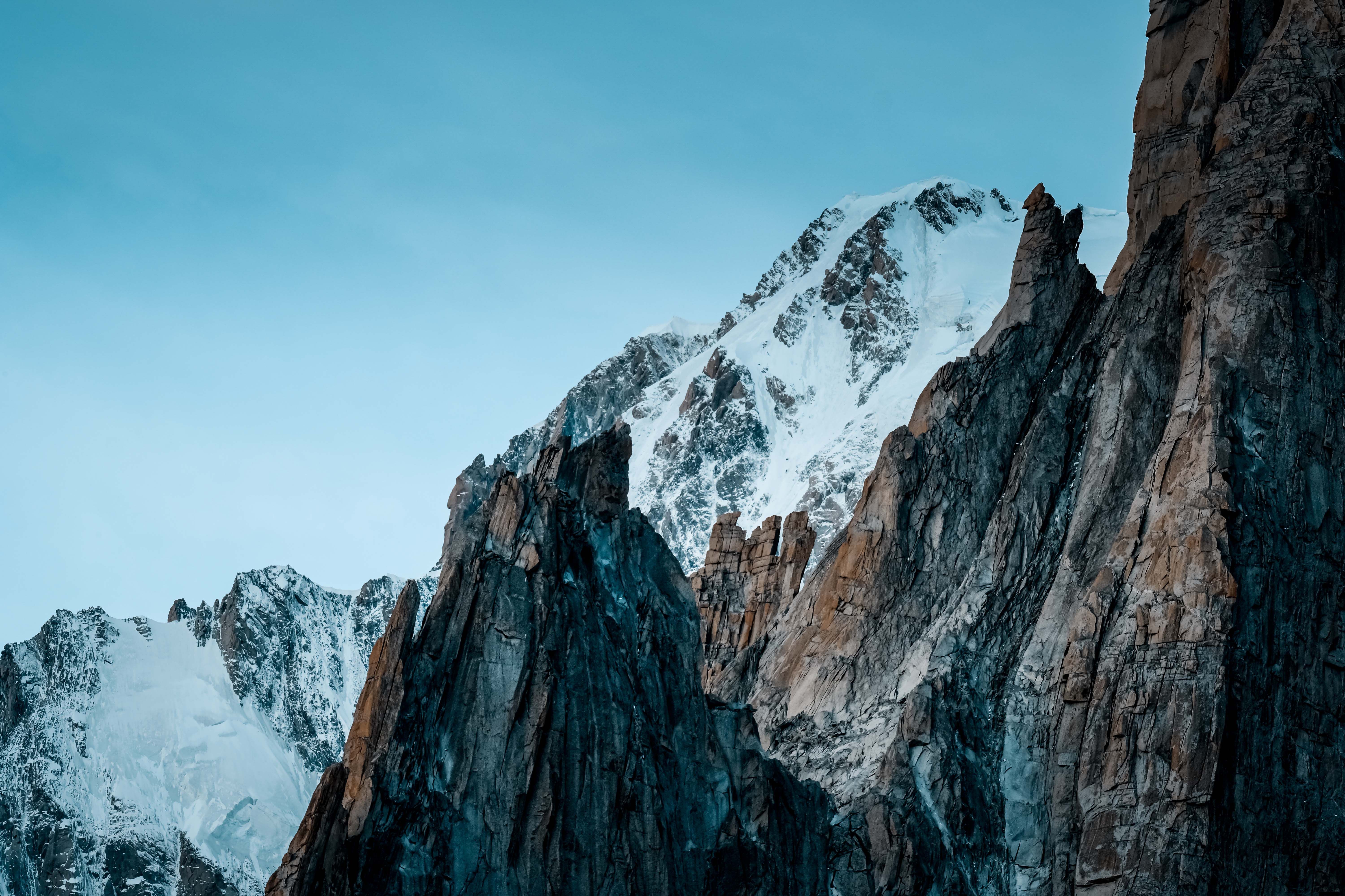 Scenic Photo Of Snow Capped Mountains · Free Stock Photo