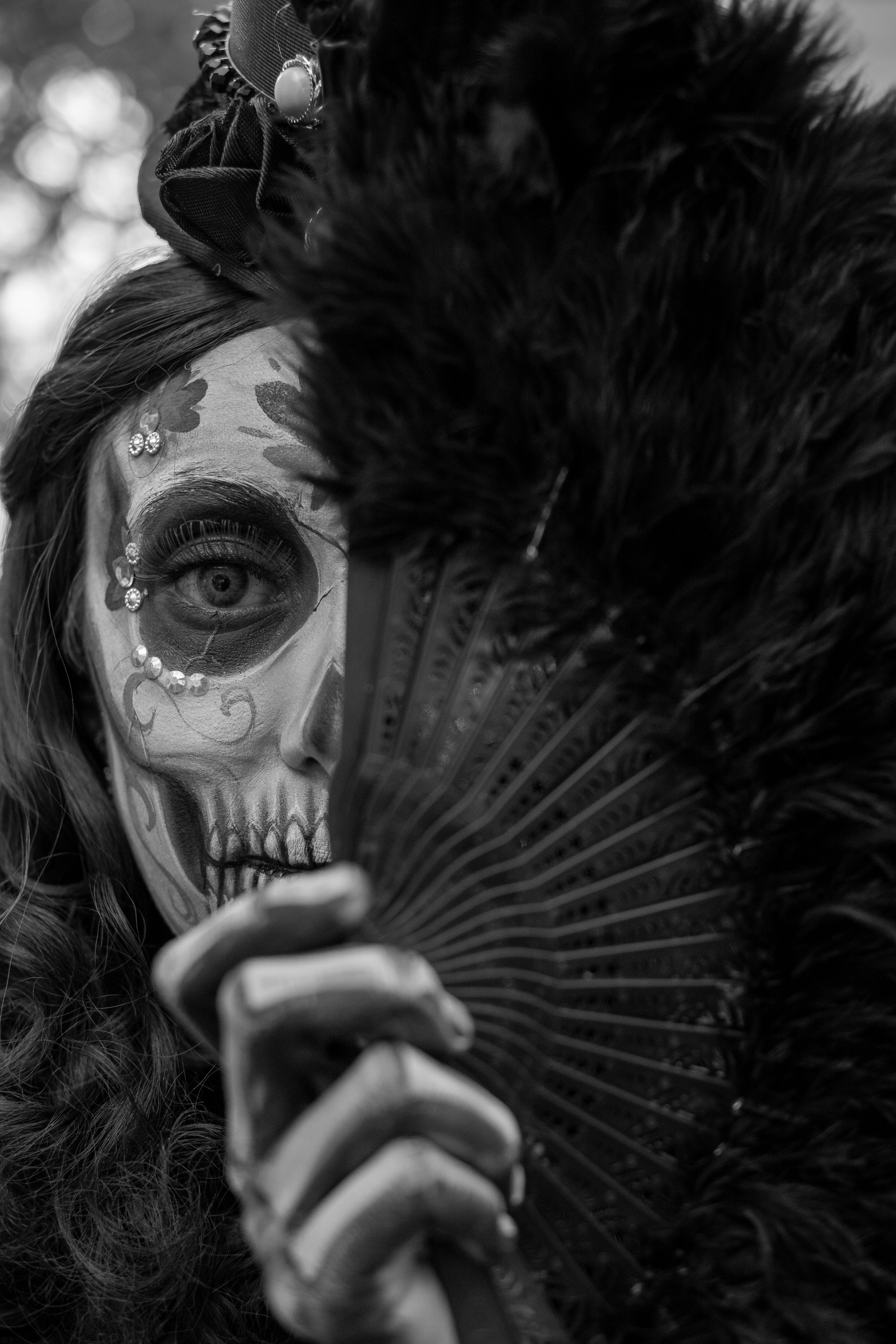 Retrato De La Catrina De La Calavera Del Día De Los Muertos · Foto de ...