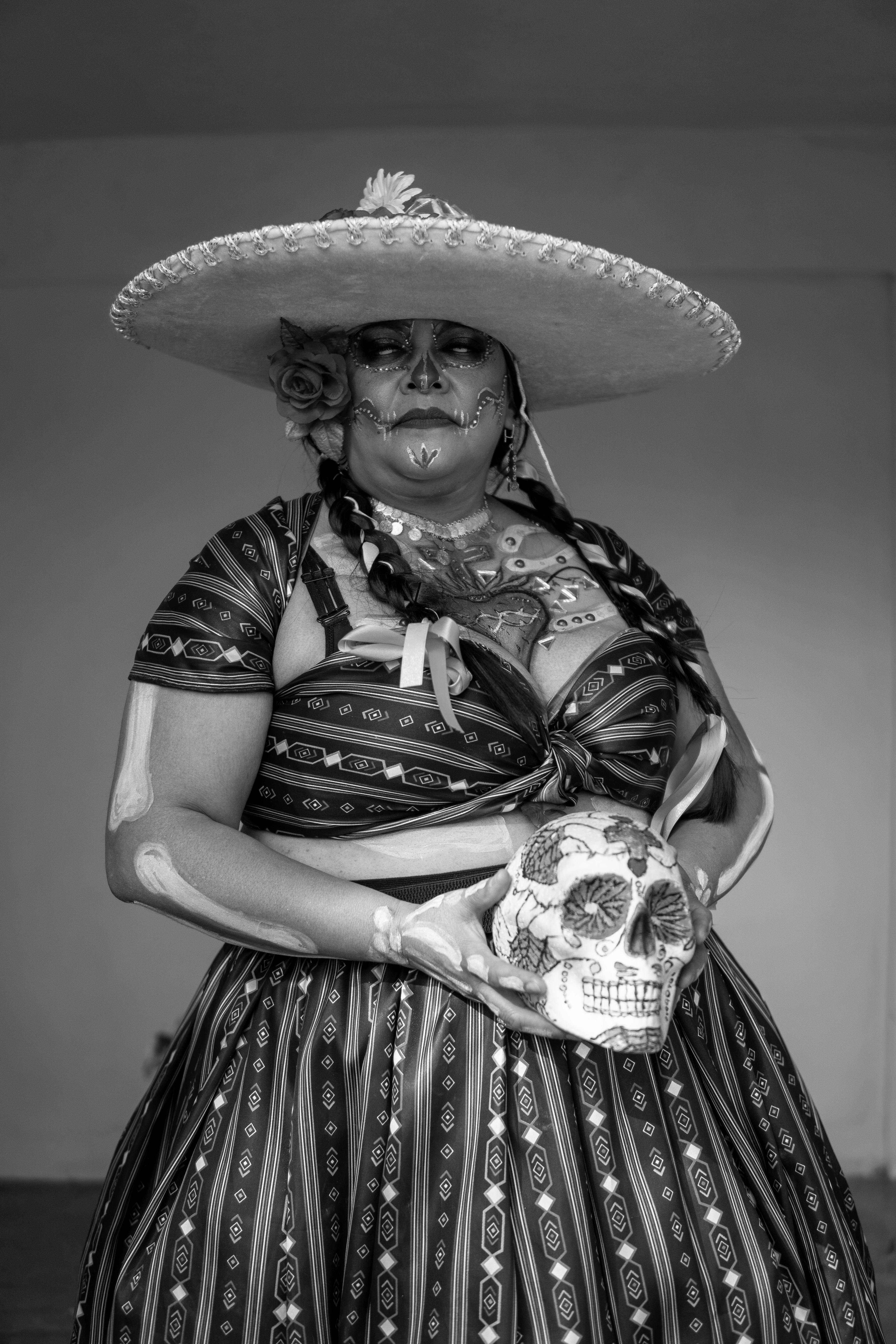Traditional Catrina Costume in Mexico · Free Stock Photo