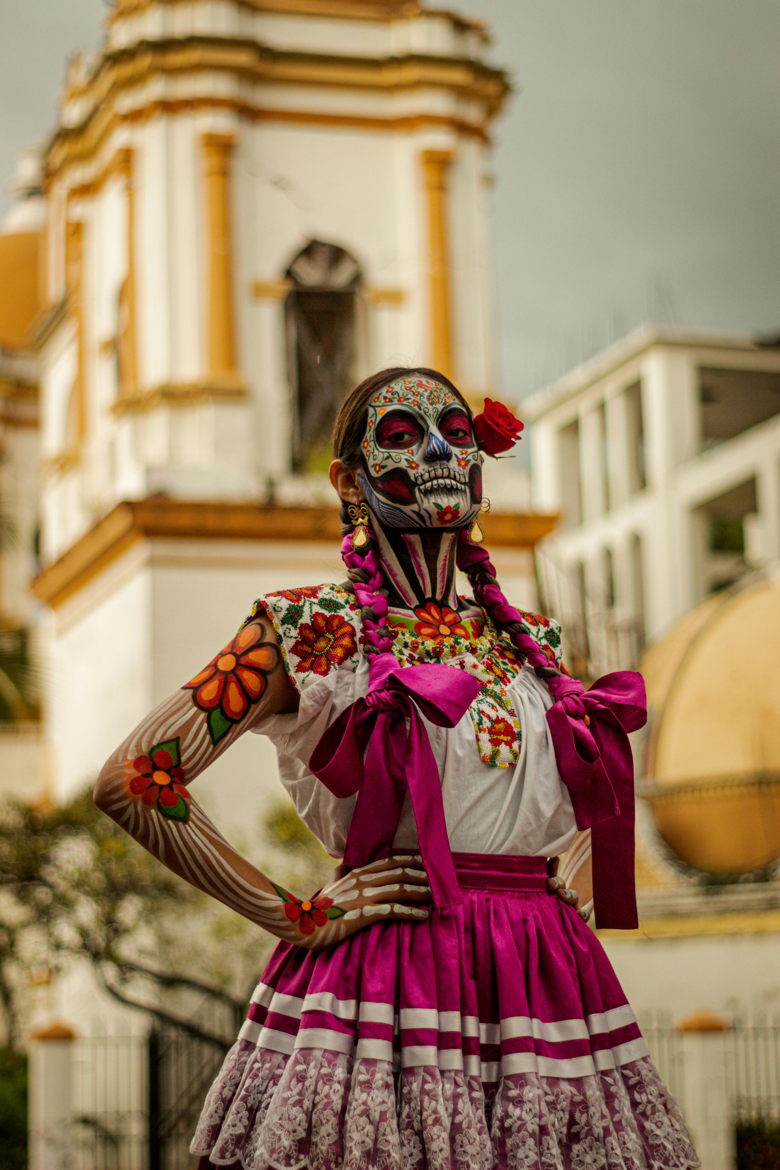 Traditional Catrina in Oaxaca Cultural Celebration · Free Stock Photo
