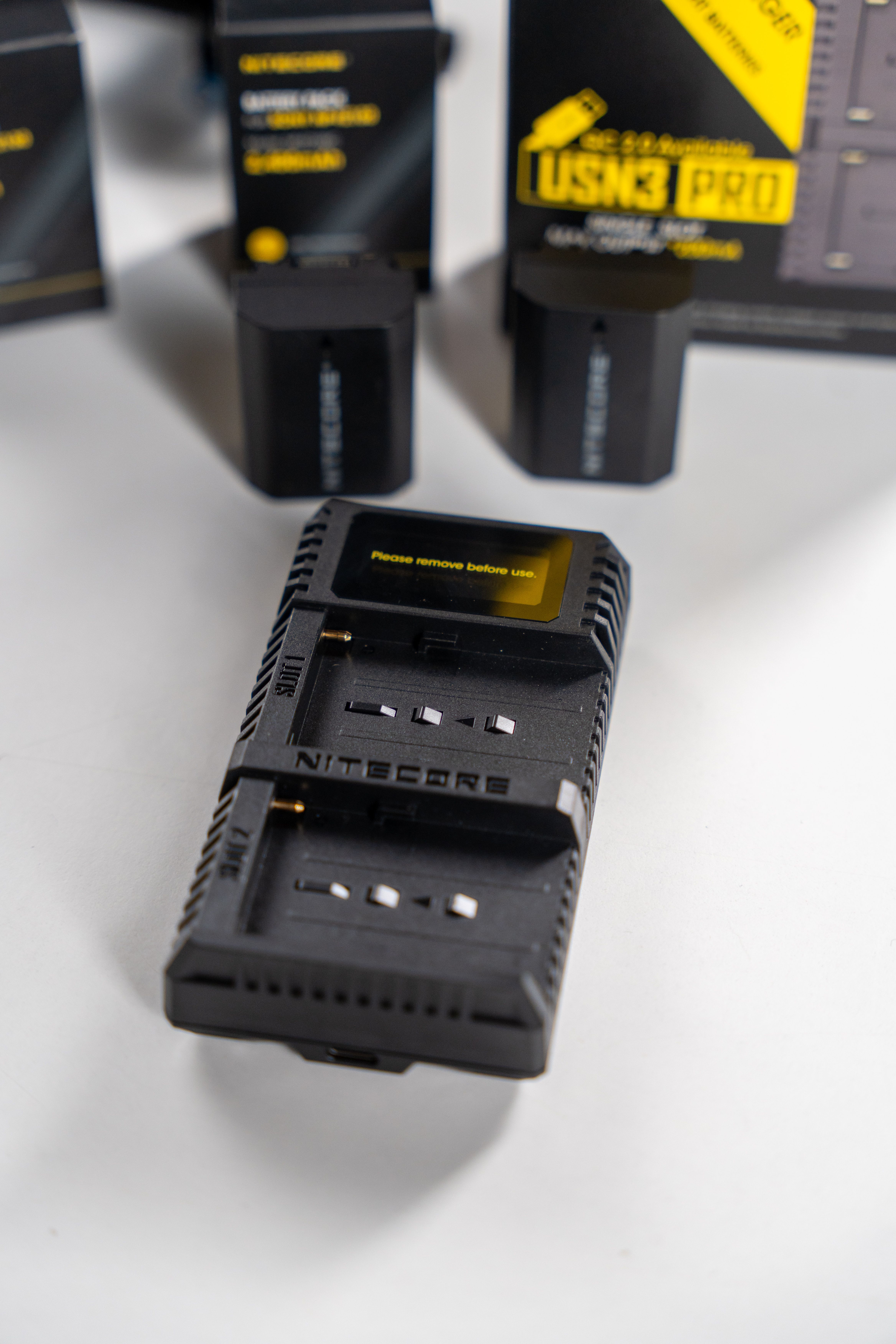 Professional Camera Battery Charger with LCD Display · Free Stock Photo