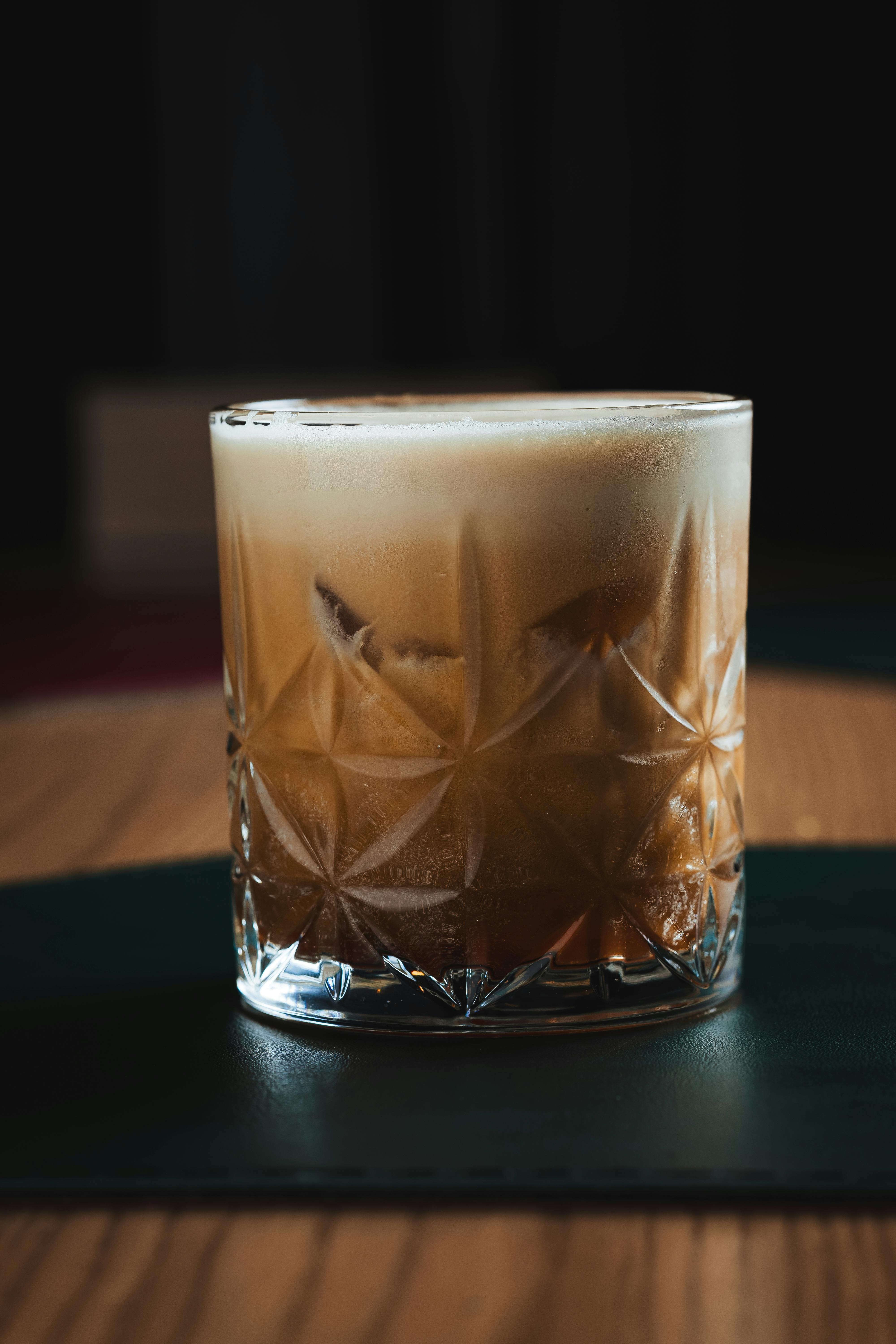 Elegant Coffee Cocktail in a Crystal Glass · Free Stock Photo