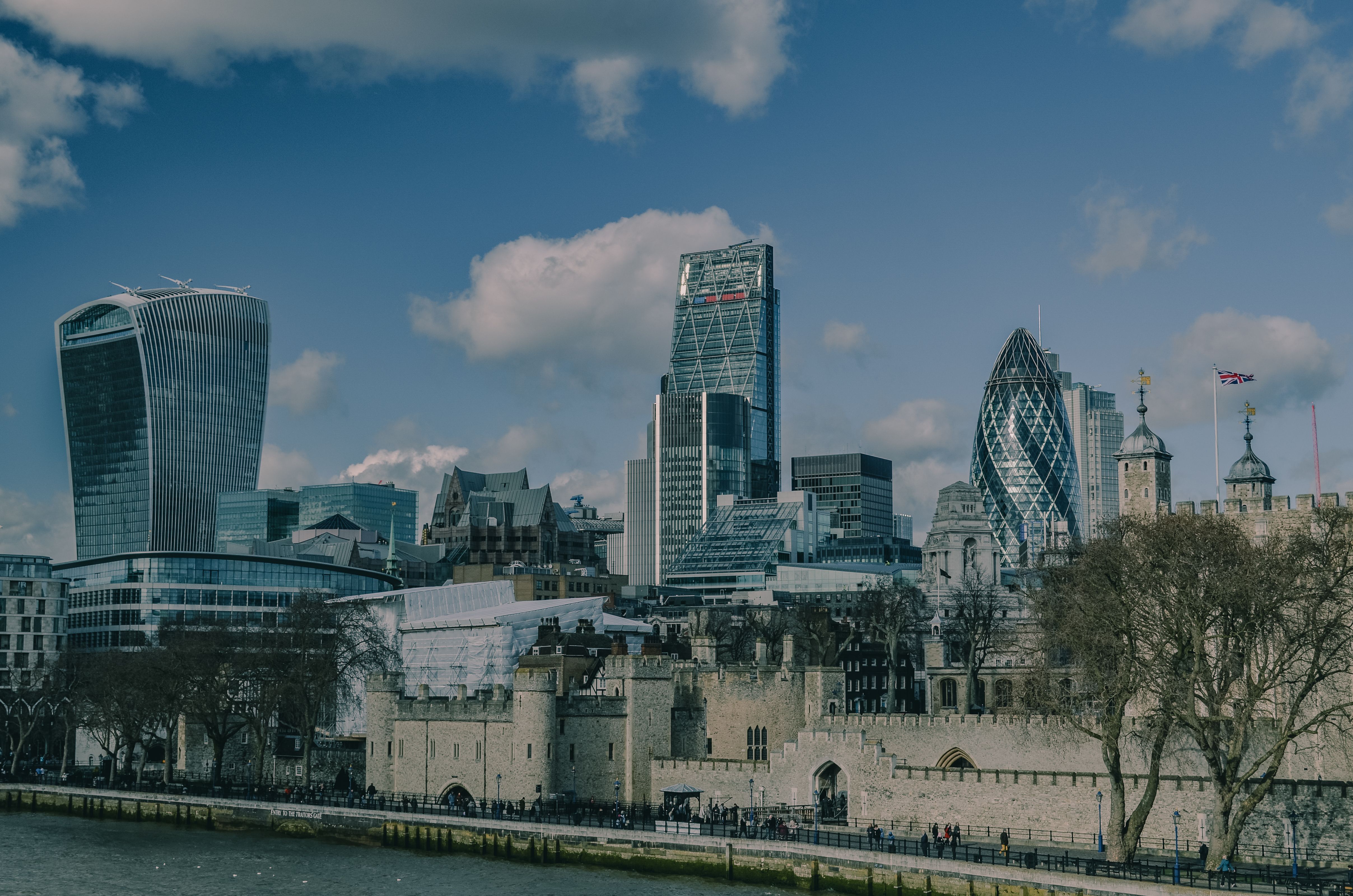Iconic London Skyline with Historic and Modern Architecture · Free ...