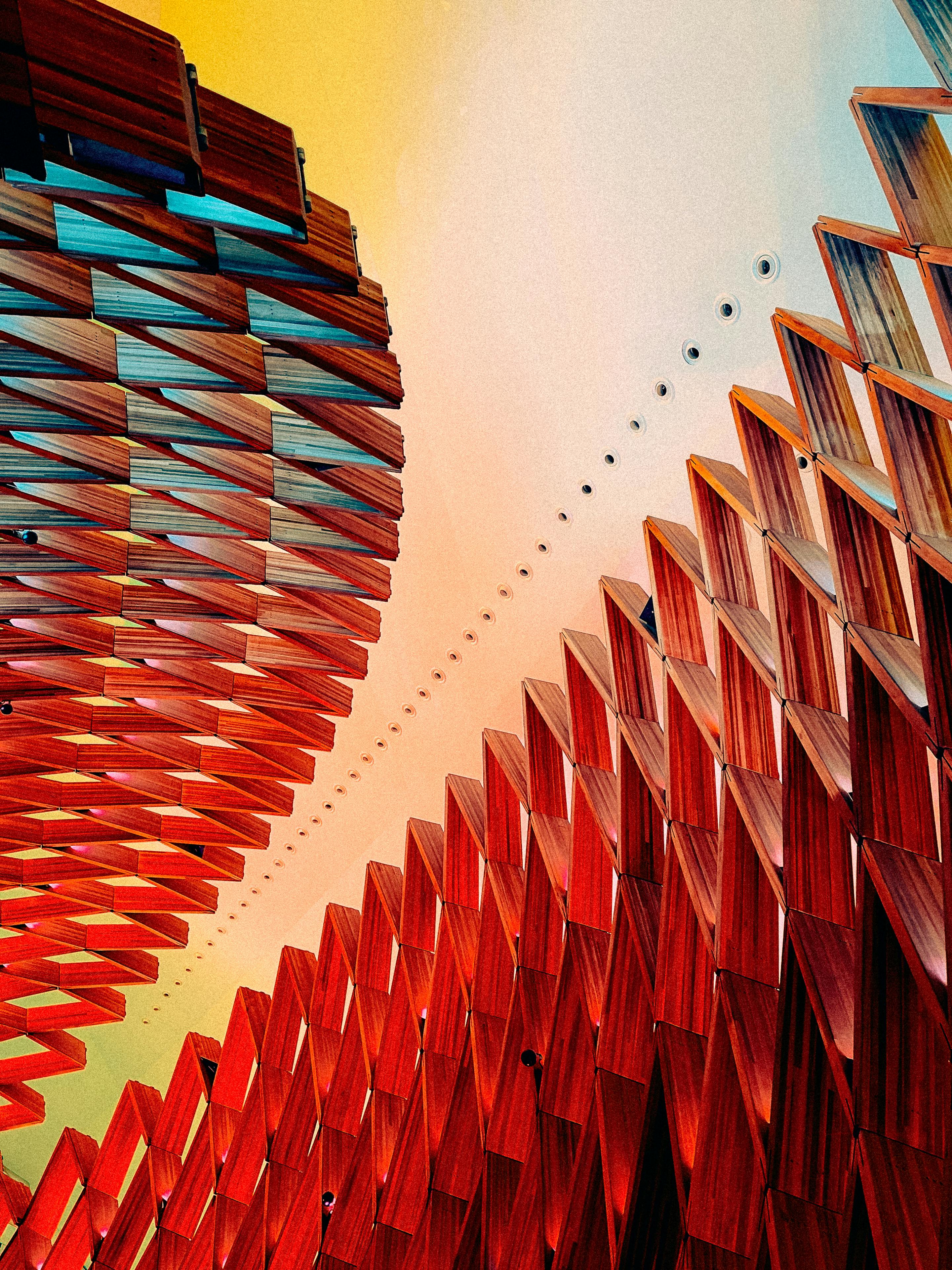 Colorful Modern Architectural Abstract Design · Free Stock Photo