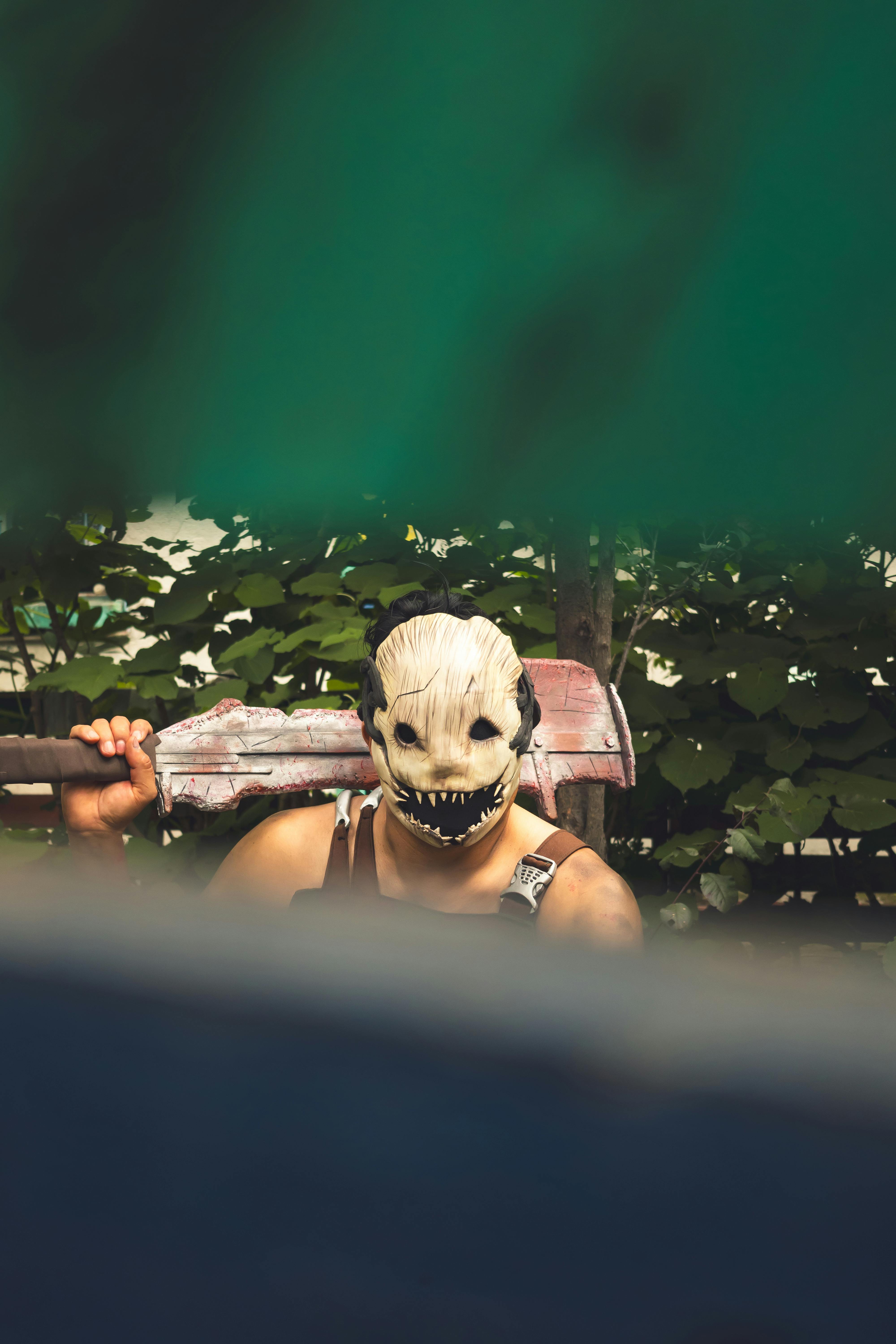 Horror Cosplay with Mask and Axe in Mexico City · Free Stock Photo