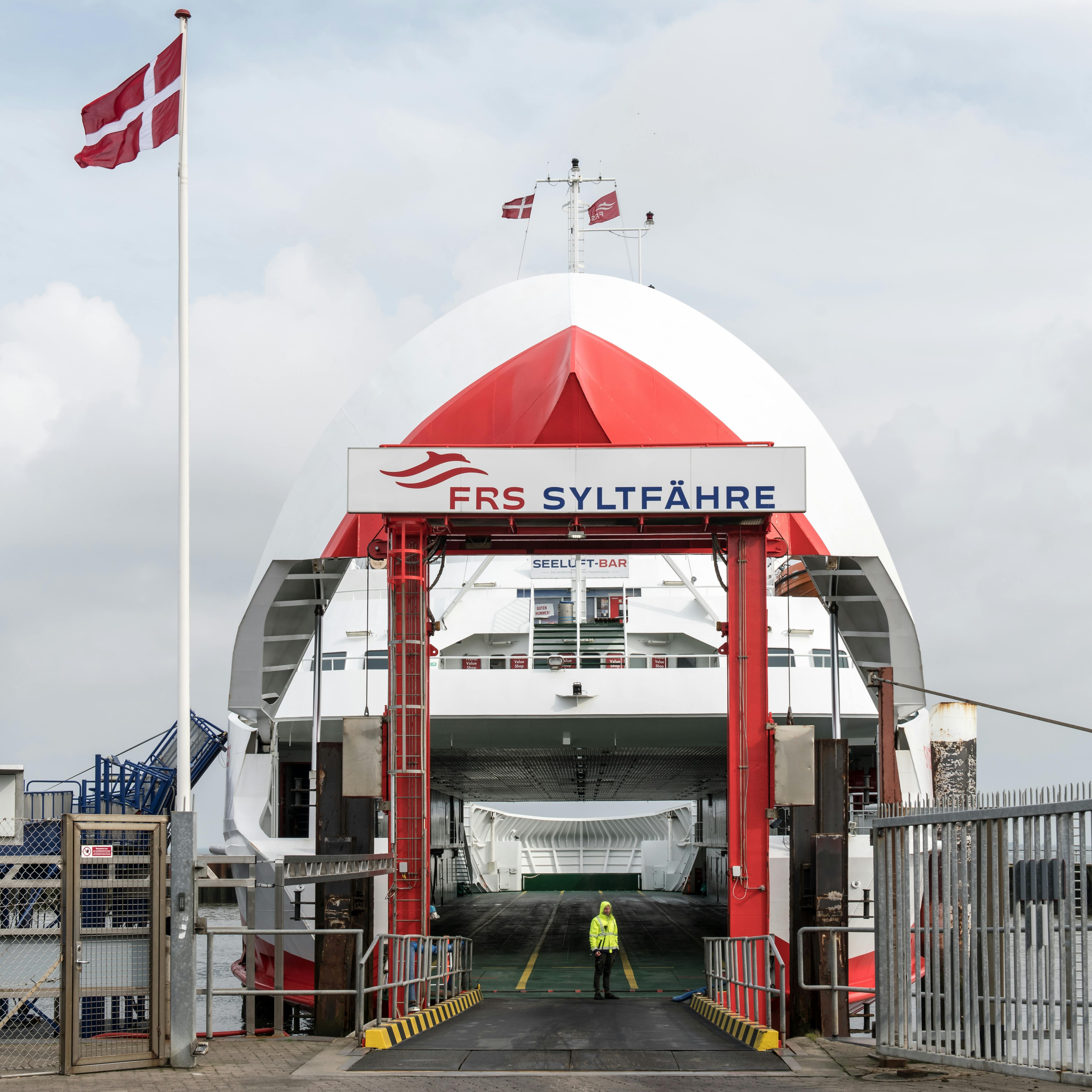 Ferry Boarding at Rømø Denmark Harbor · Free Stock Photo