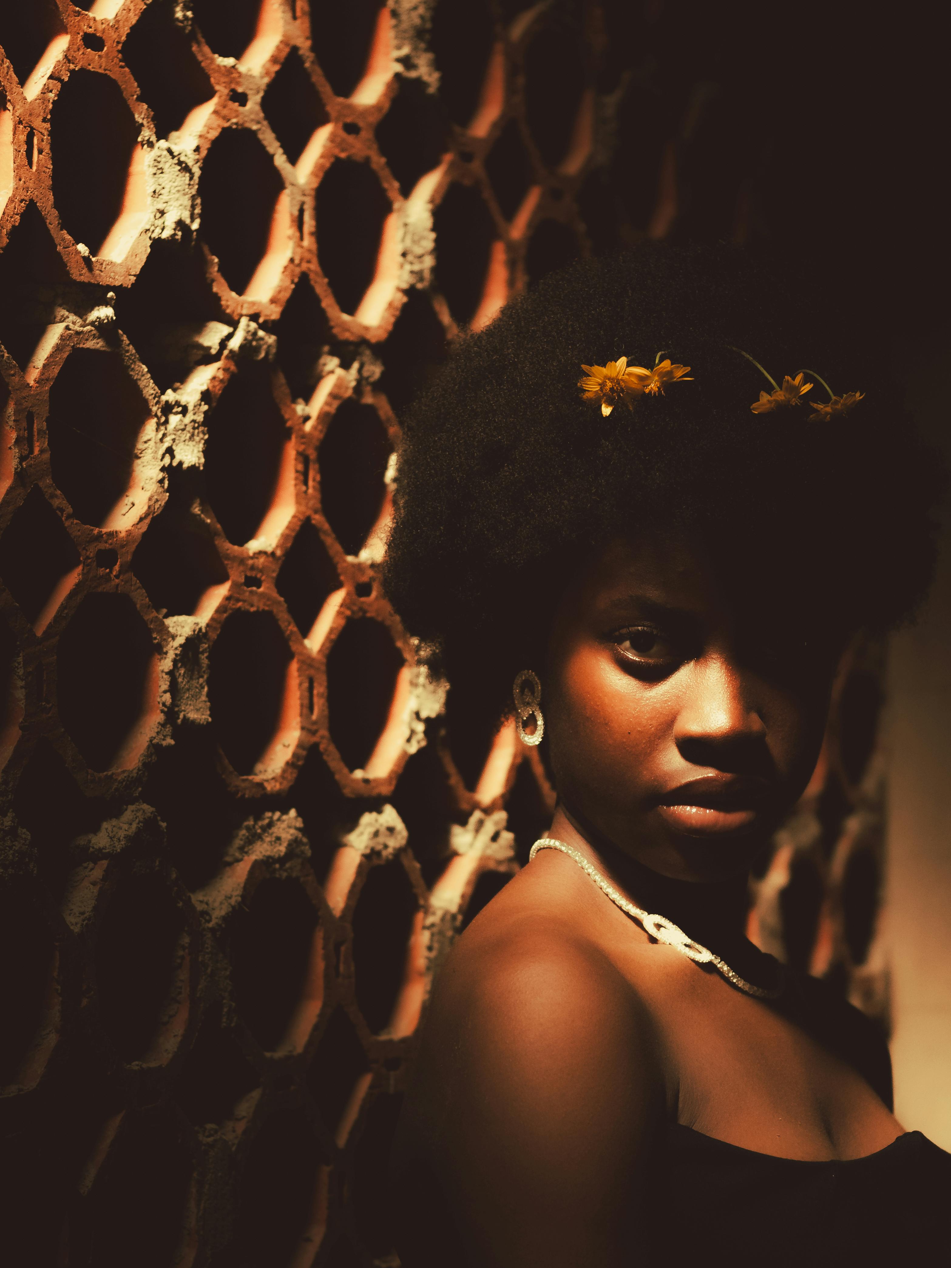 Artistic Portrait with Dramatic Lighting · Free Stock Photo