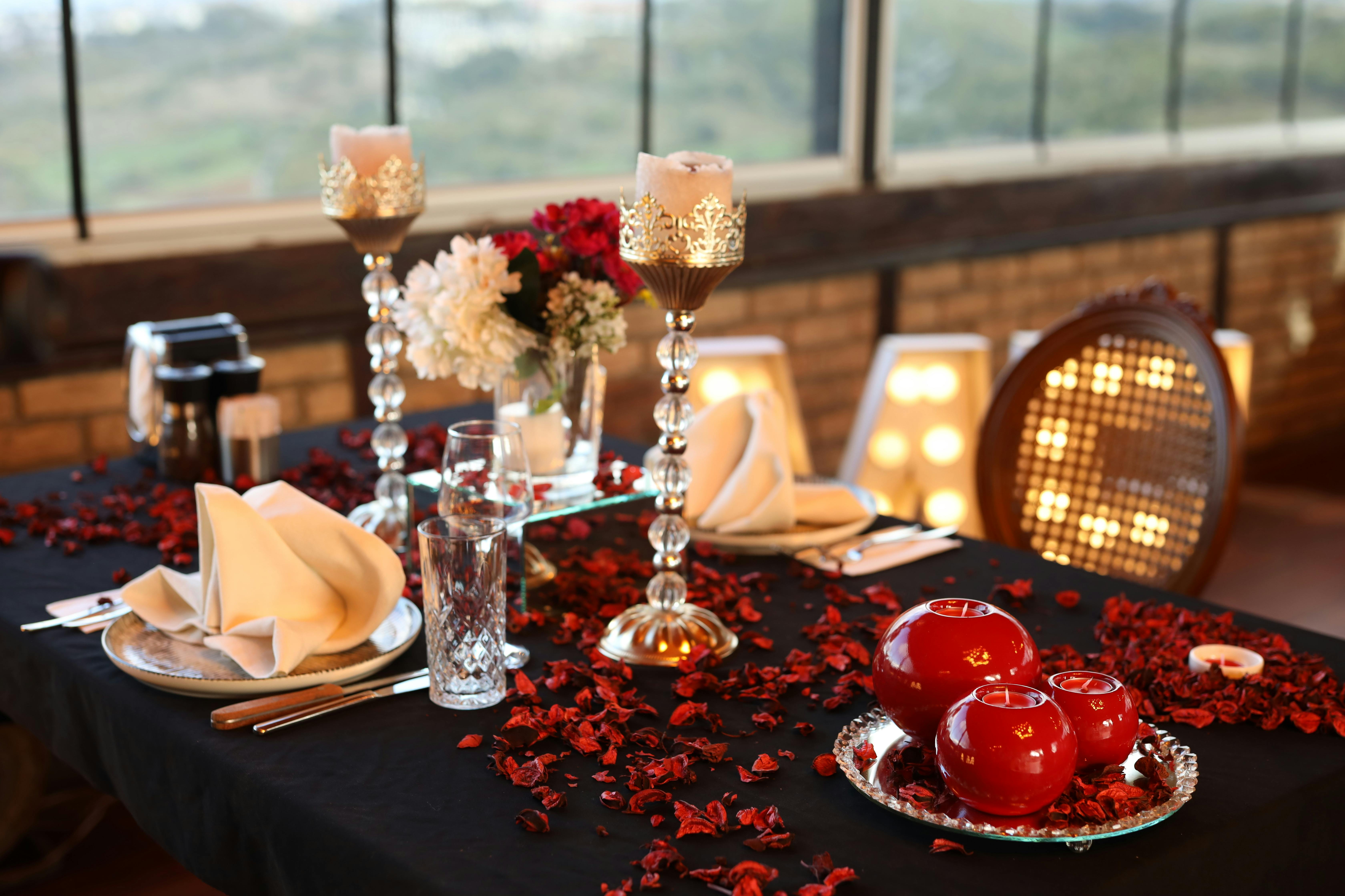 Elegant Romantic Table Setting for Special Occasion · Free Stock Photo