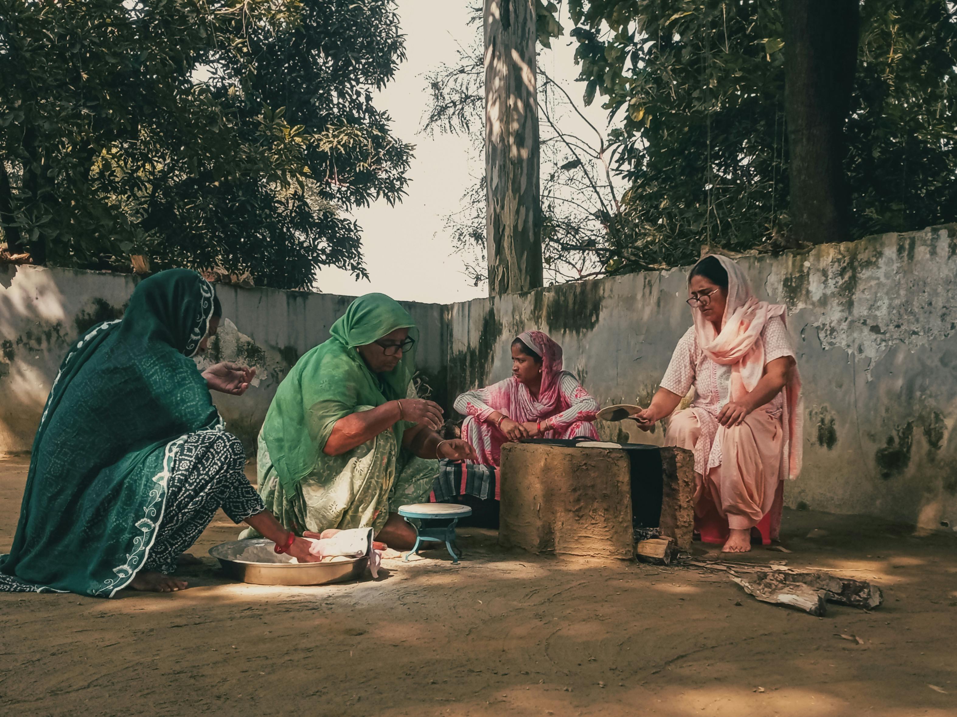 Traditional Outdoor Cooking in Rural Setting · Free Stock Photo