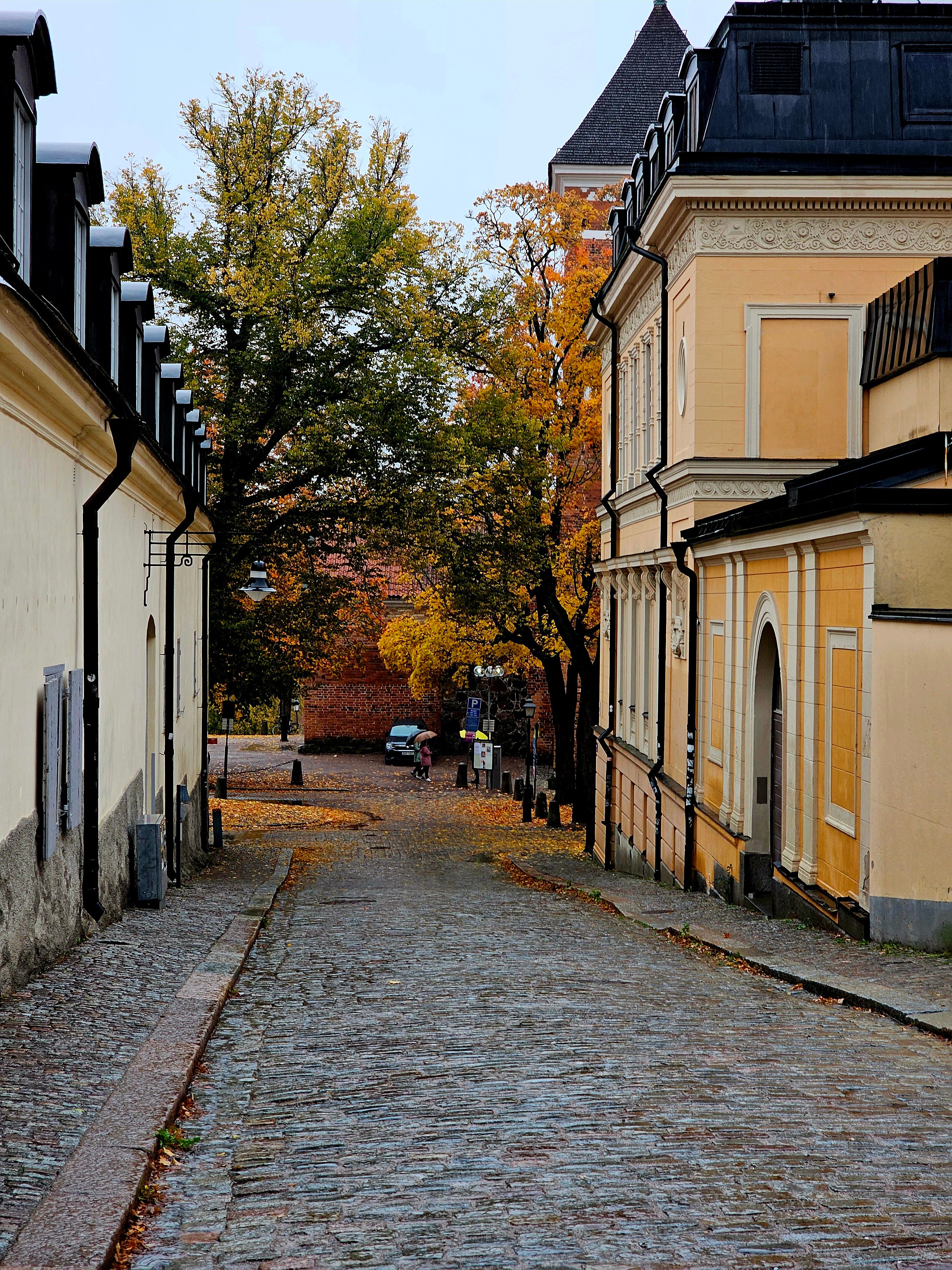 Charming Cobblestone Street in Uppsala, Sweden · Free Stock Photo