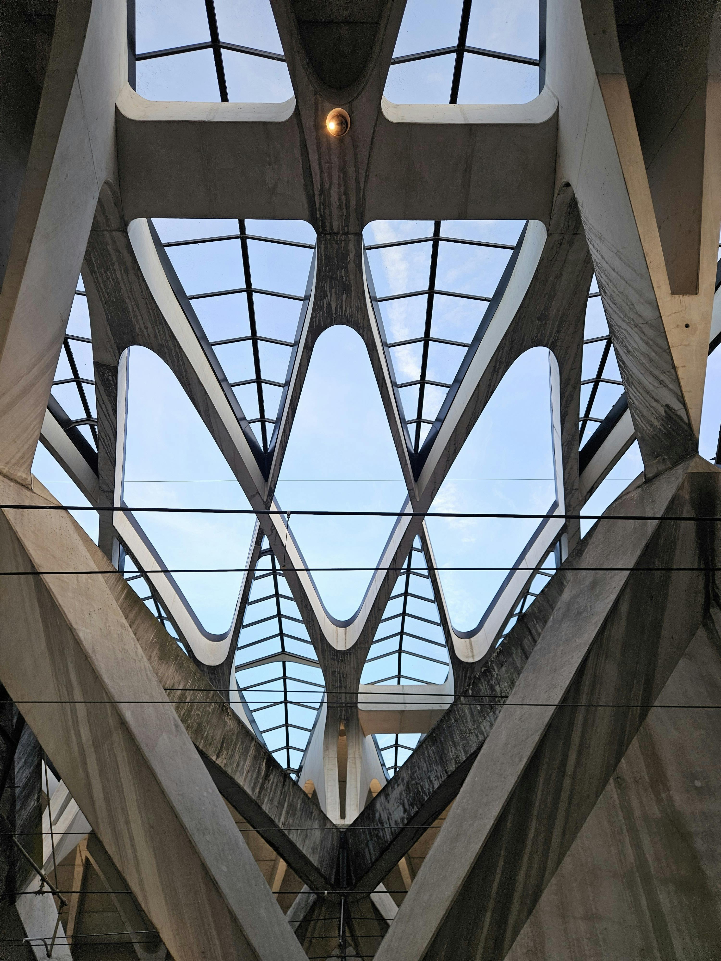 Futuristic Architectural Interior Design · Free Stock Photo