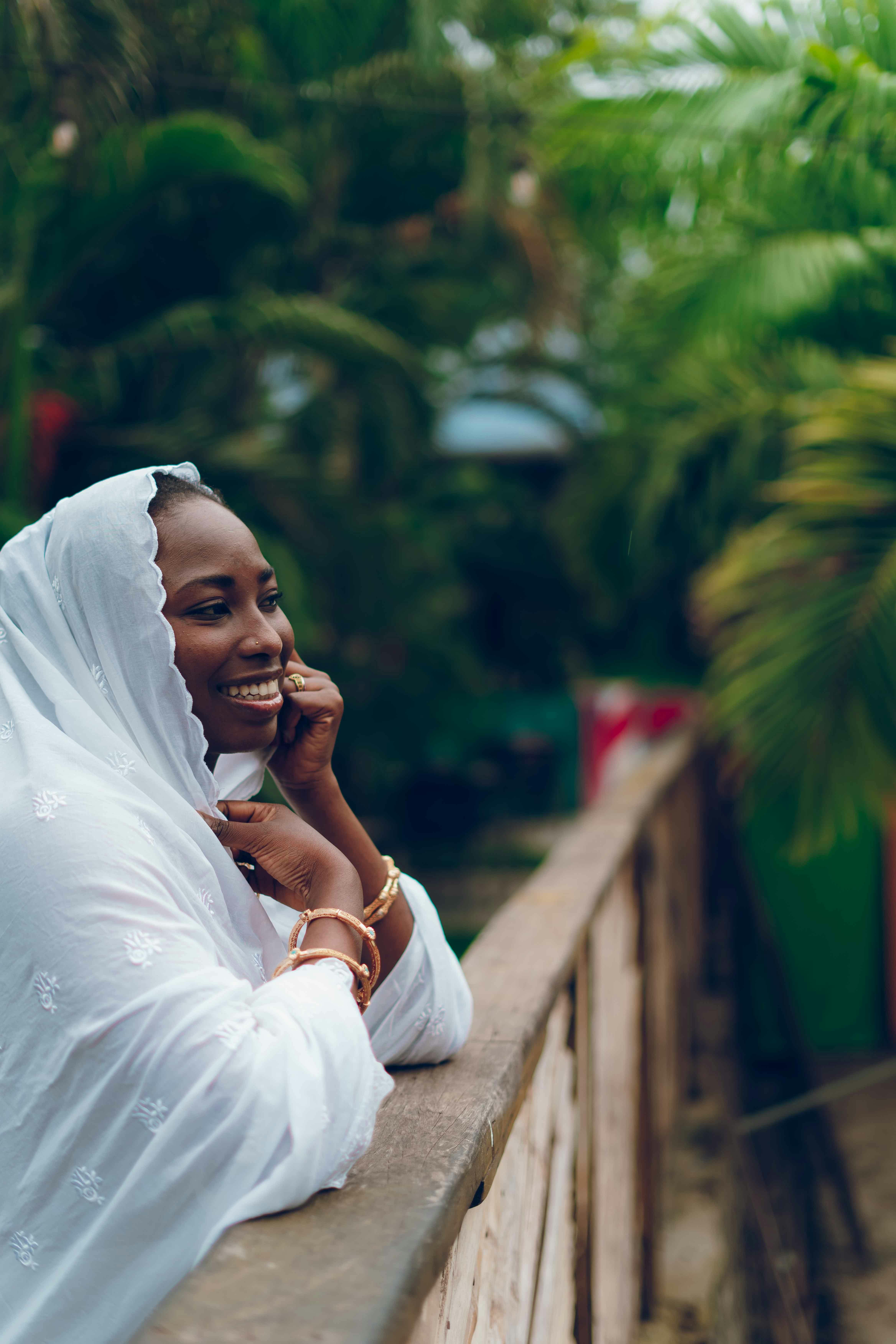 Elegant Nigerian Woman in Outdoor Setting · Free Stock Photo