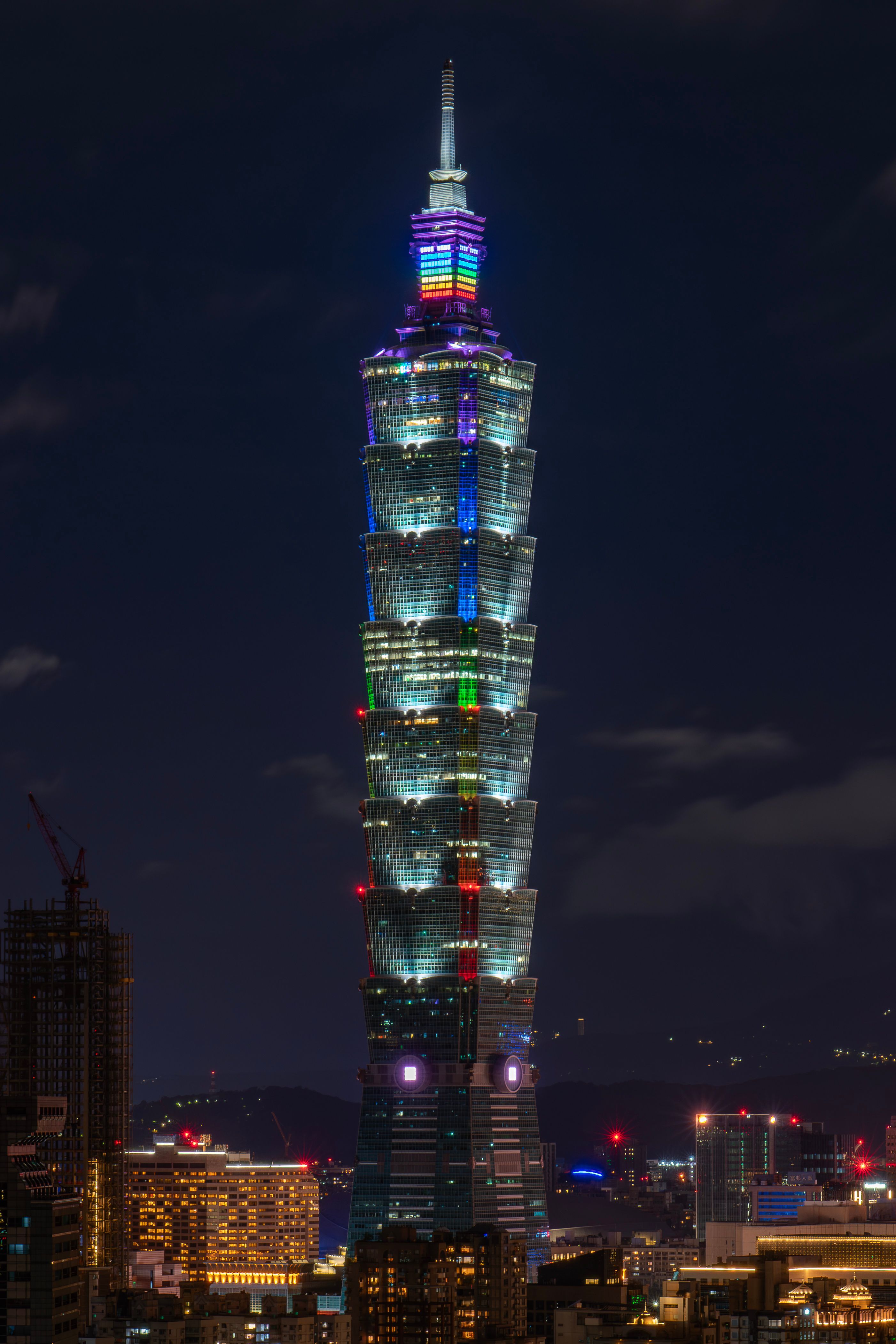 View of Illuminated Canton Tower at Night in Guangzhou, China · Free ...