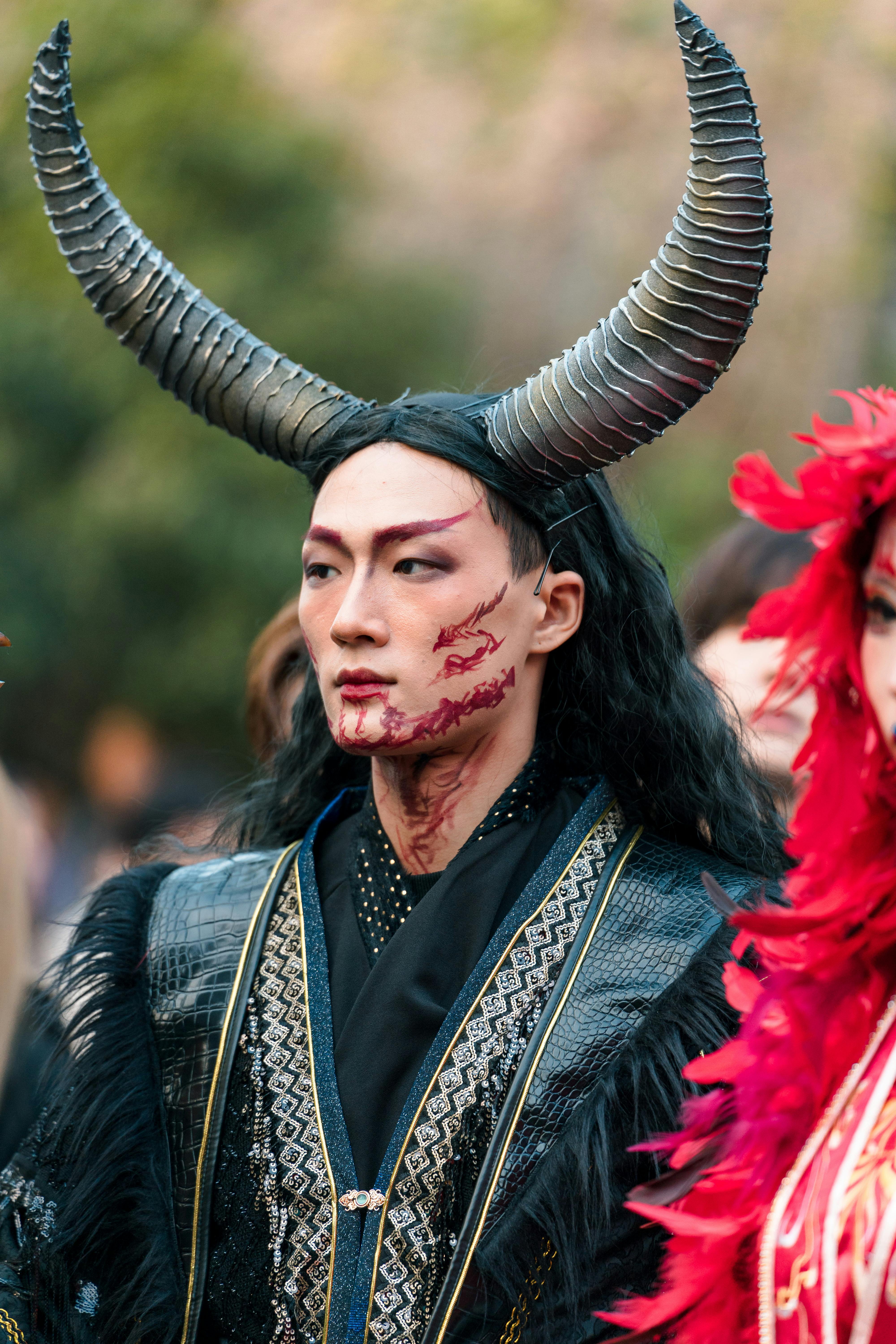 Demon Costume at Hangzhou Festival · Free Stock Photo