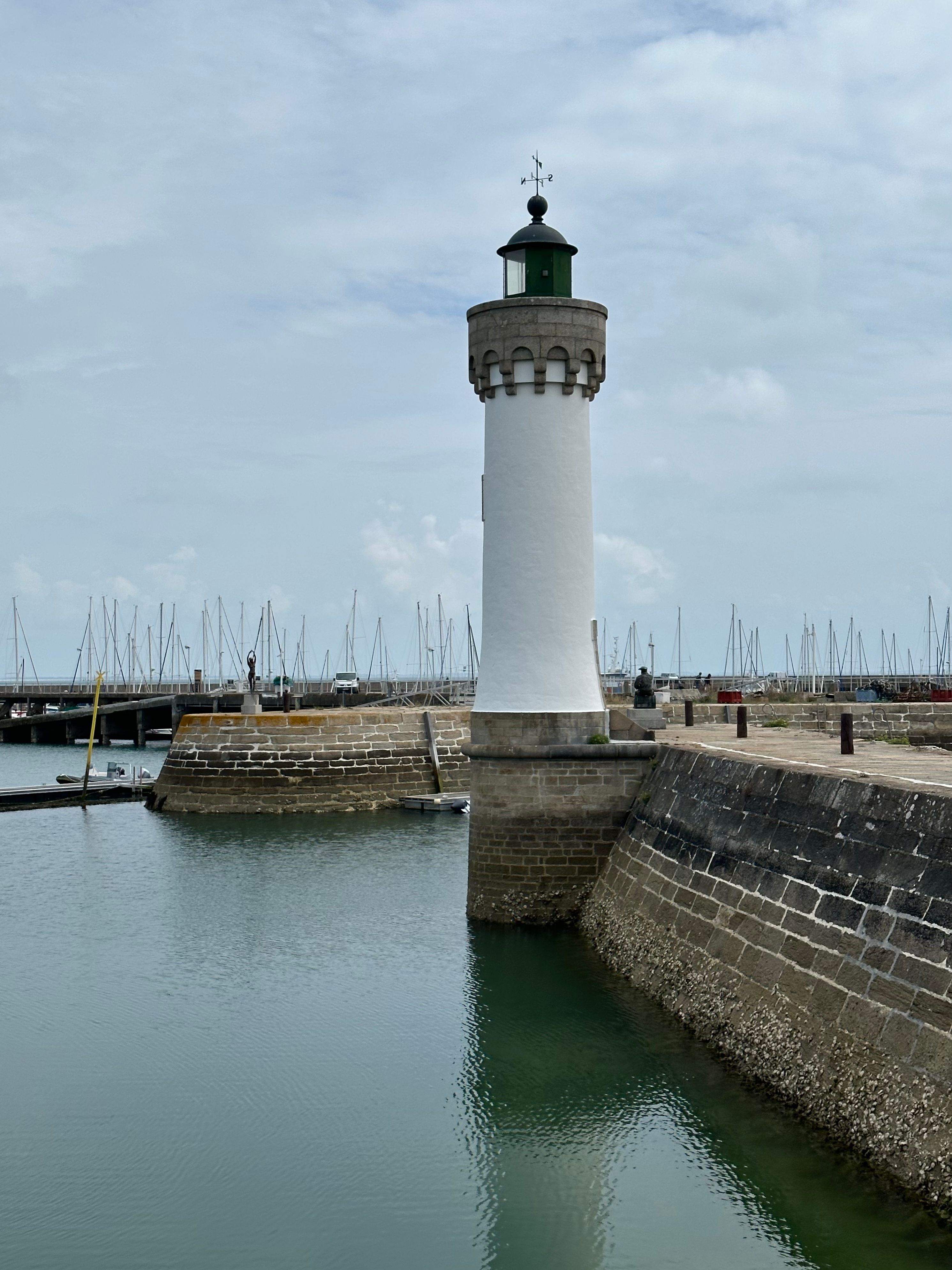 Ancien Phare Du Port Haliguen Sur La Presqu'île De Quiberon, Lorient ...
