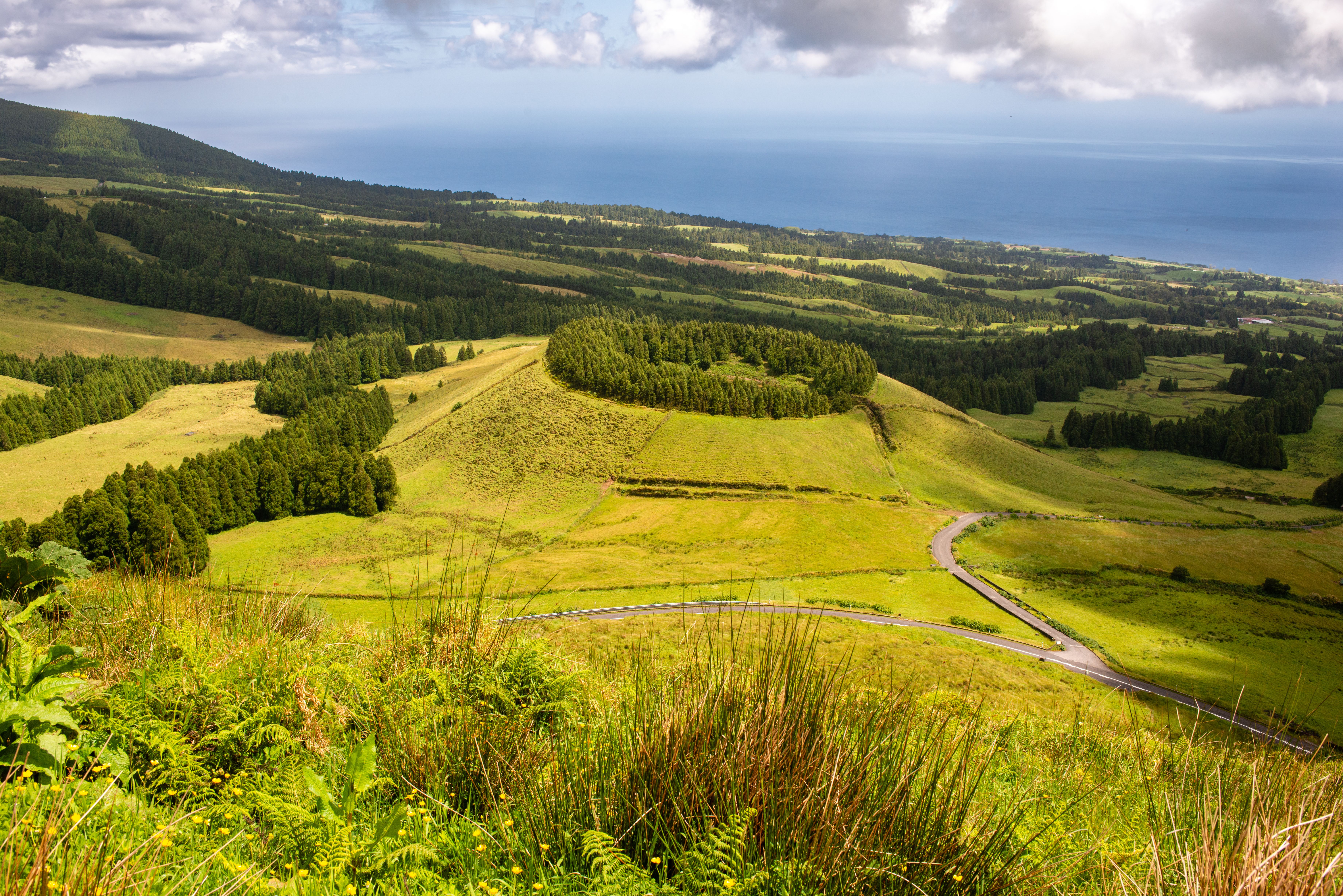 Scenic View of Azores Landscape with Ocean · Free Stock Photo