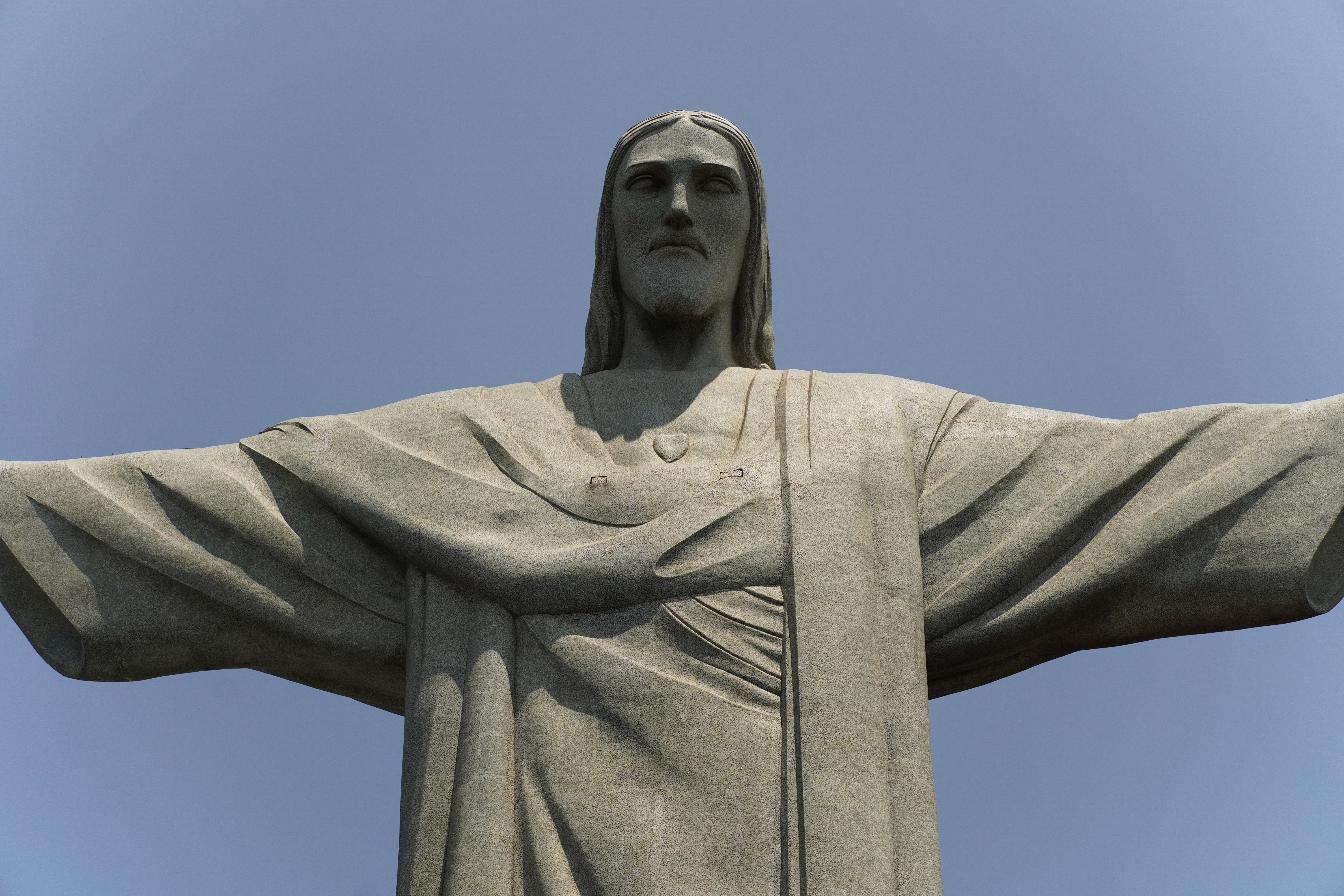 Christ the Redeemer Statue in Clear Sky · Free Stock Photo