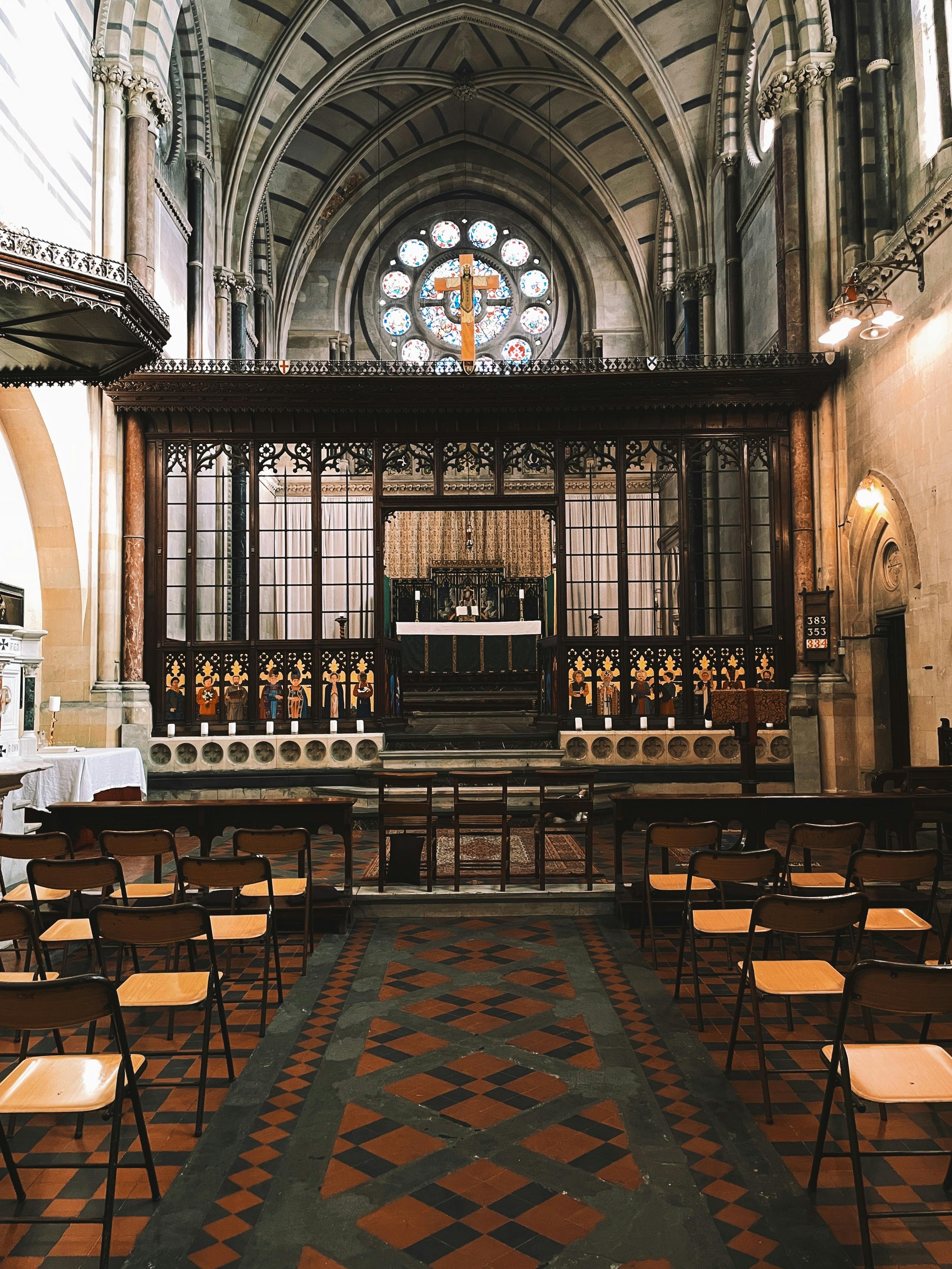 Historic Gothic Architecture of an Old Church · Free Stock Photo