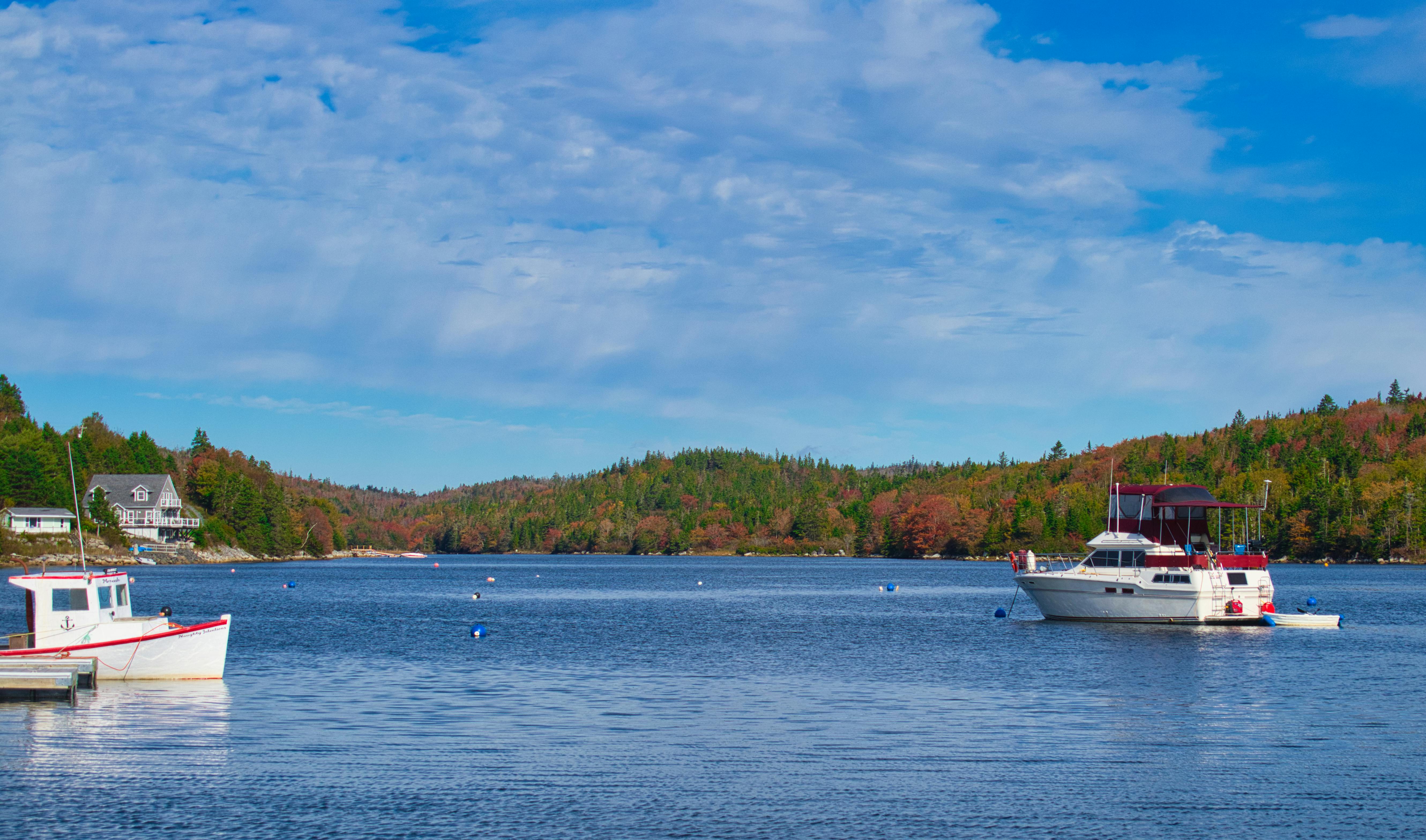 Scenic Lake View in Halifax with Boats · Free Stock Photo