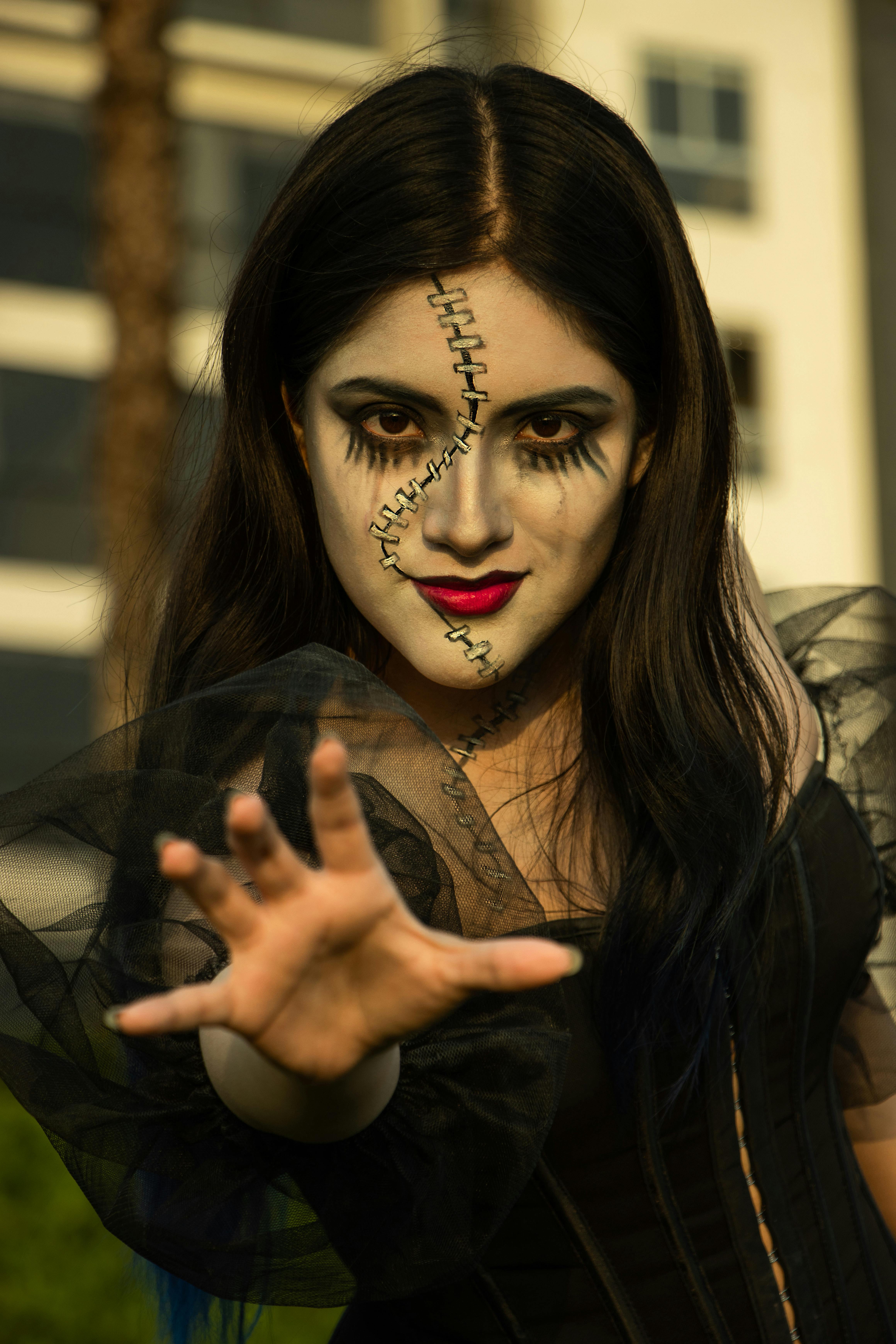 Gothic Halloween Costume Portrait in Lima · Free Stock Photo