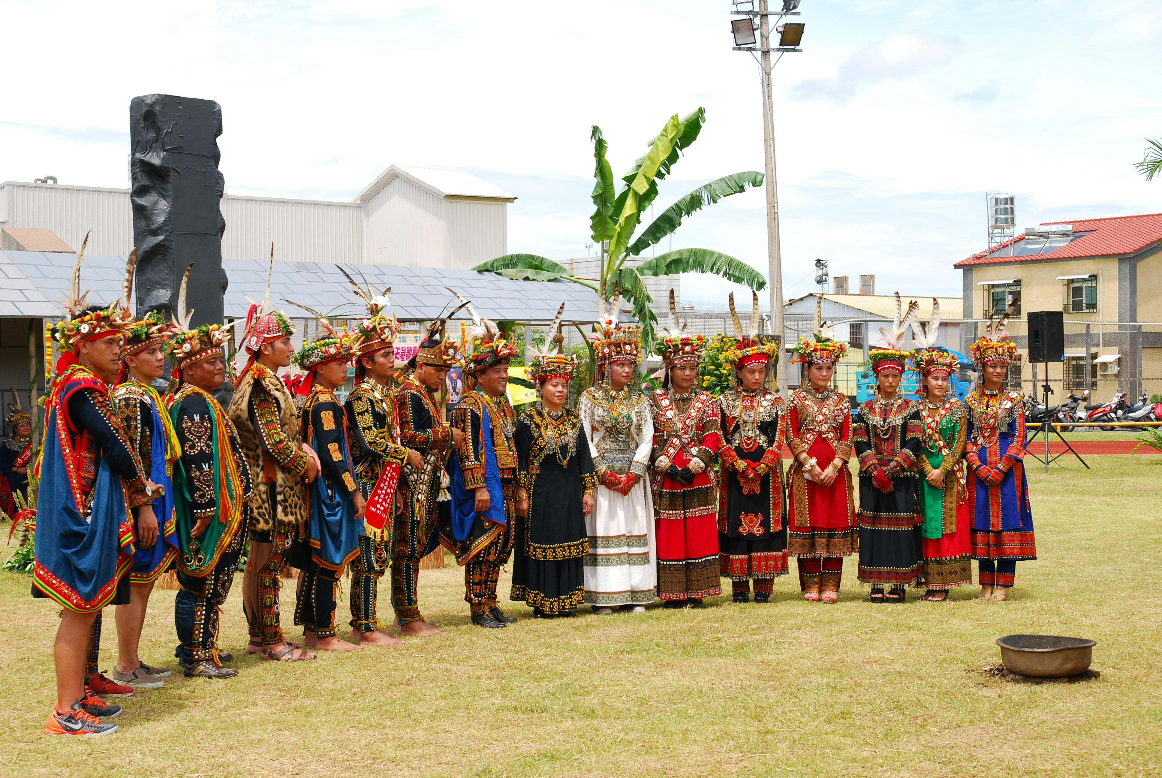 Traditional Cultural Ceremony with Group in Costumes · Free Stock Photo