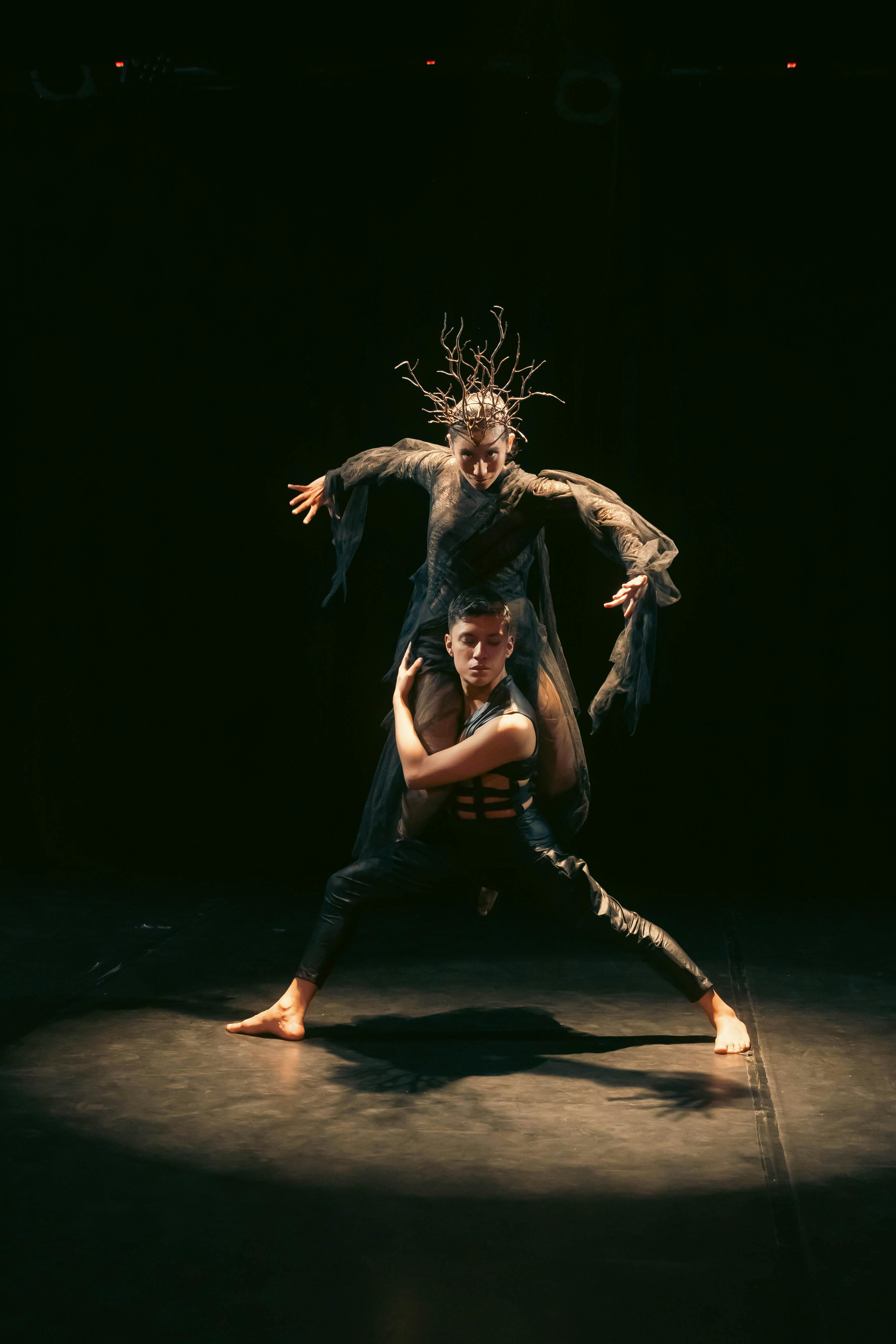 Dramatic Stage Dance with Creative Costume · Free Stock Photo