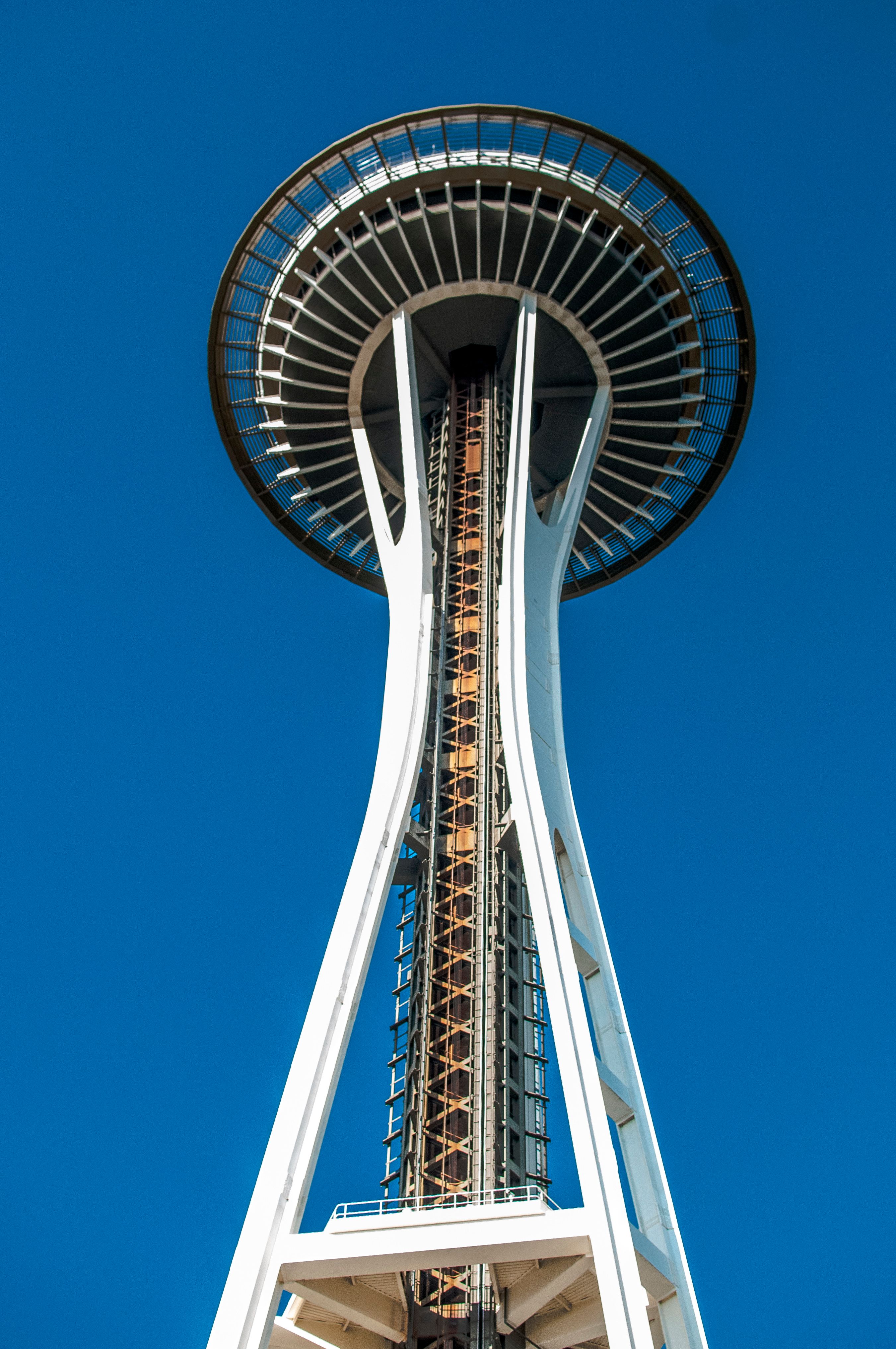 Space Needle under clear blue sky · Free Stock Photo