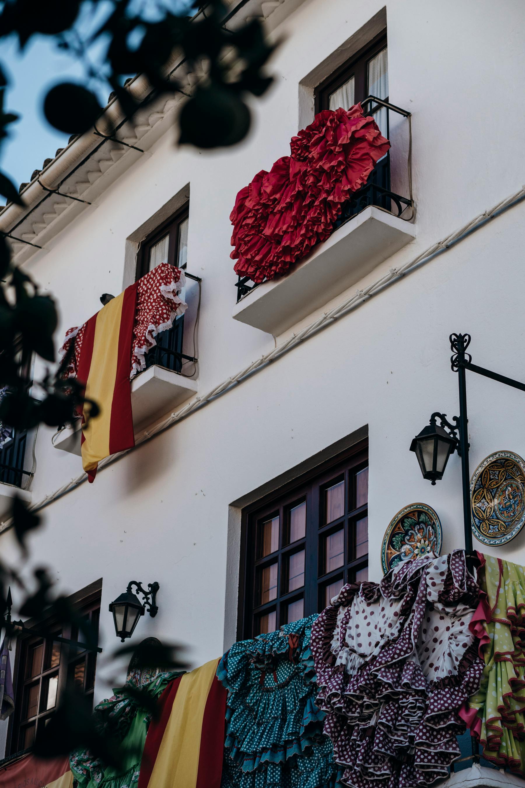 Colorful Spanish Balcony Decorations in Marbella · Free Stock Photo
