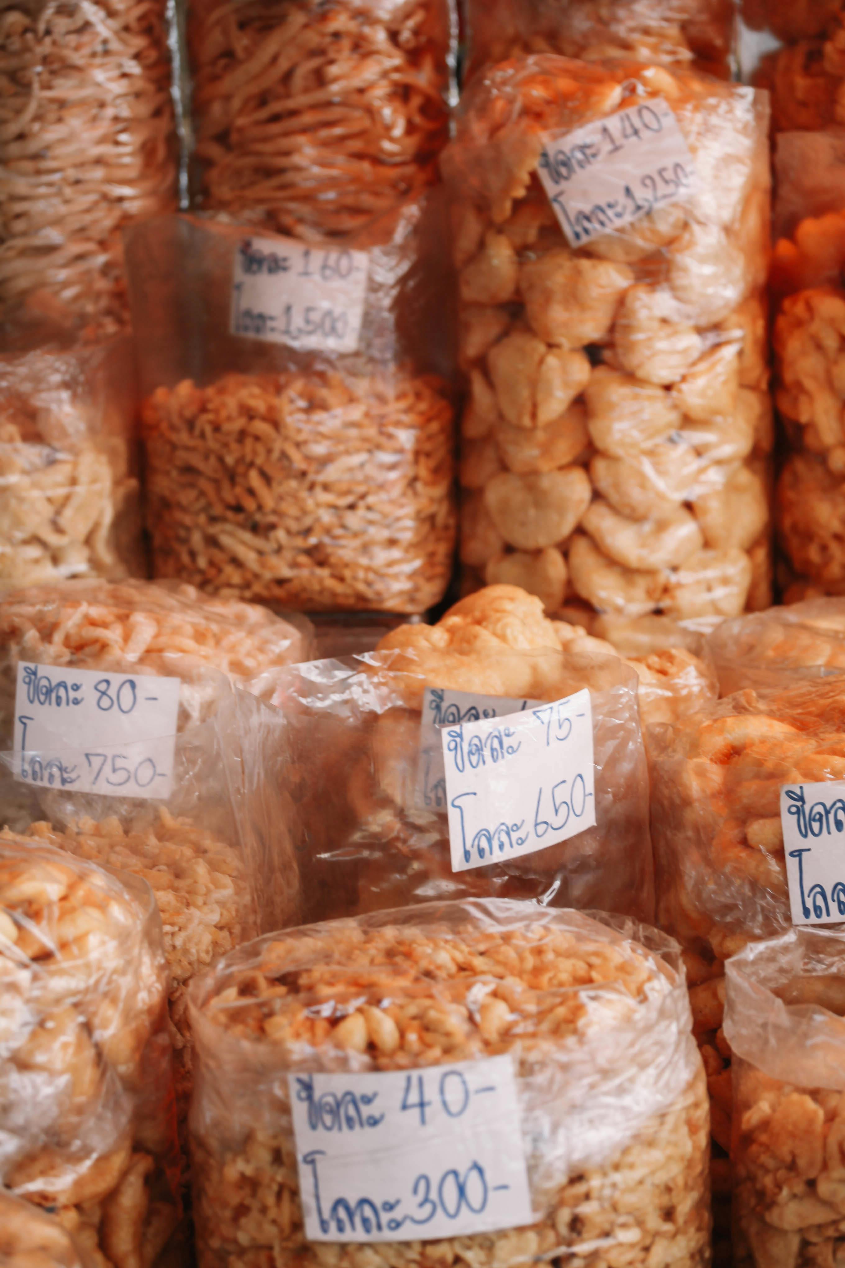 Traditional Thai Snacks at Bangkok Market · Free Stock Photo
