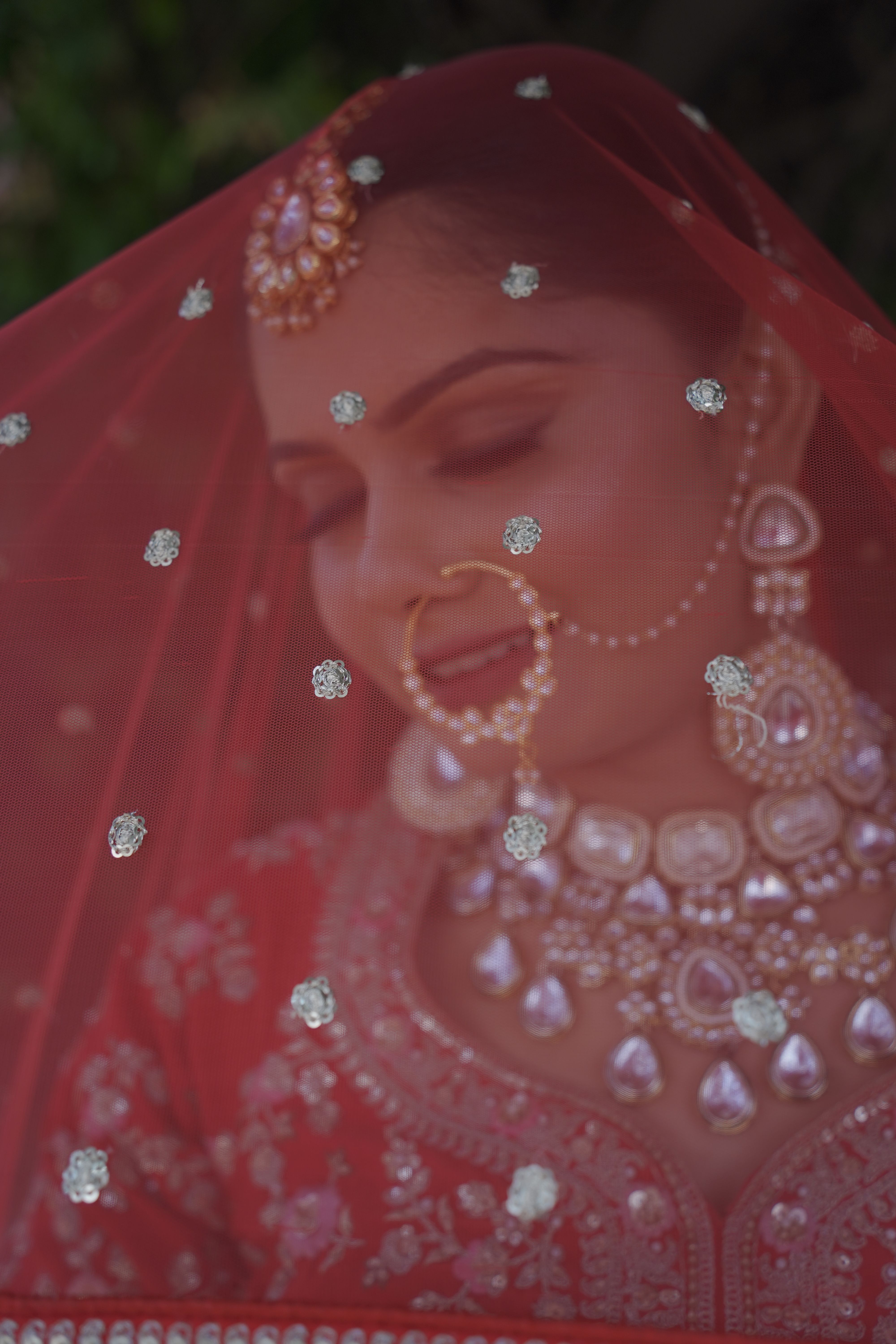 Elegant Indian Bridal Portrait in Jaipur · Free Stock Photo