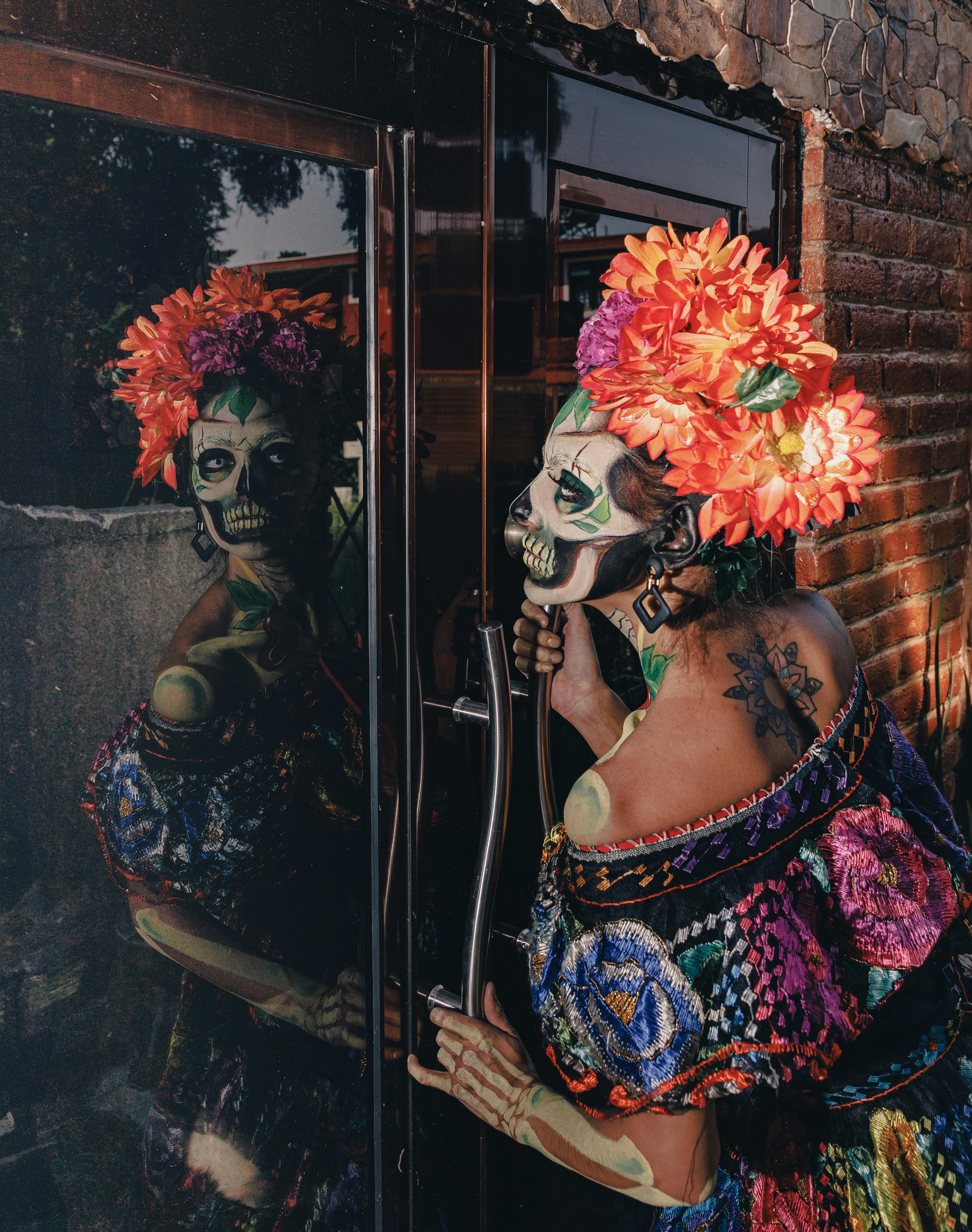 Colorful Catrina Celebrating Day of the Dead · Free Stock Photo