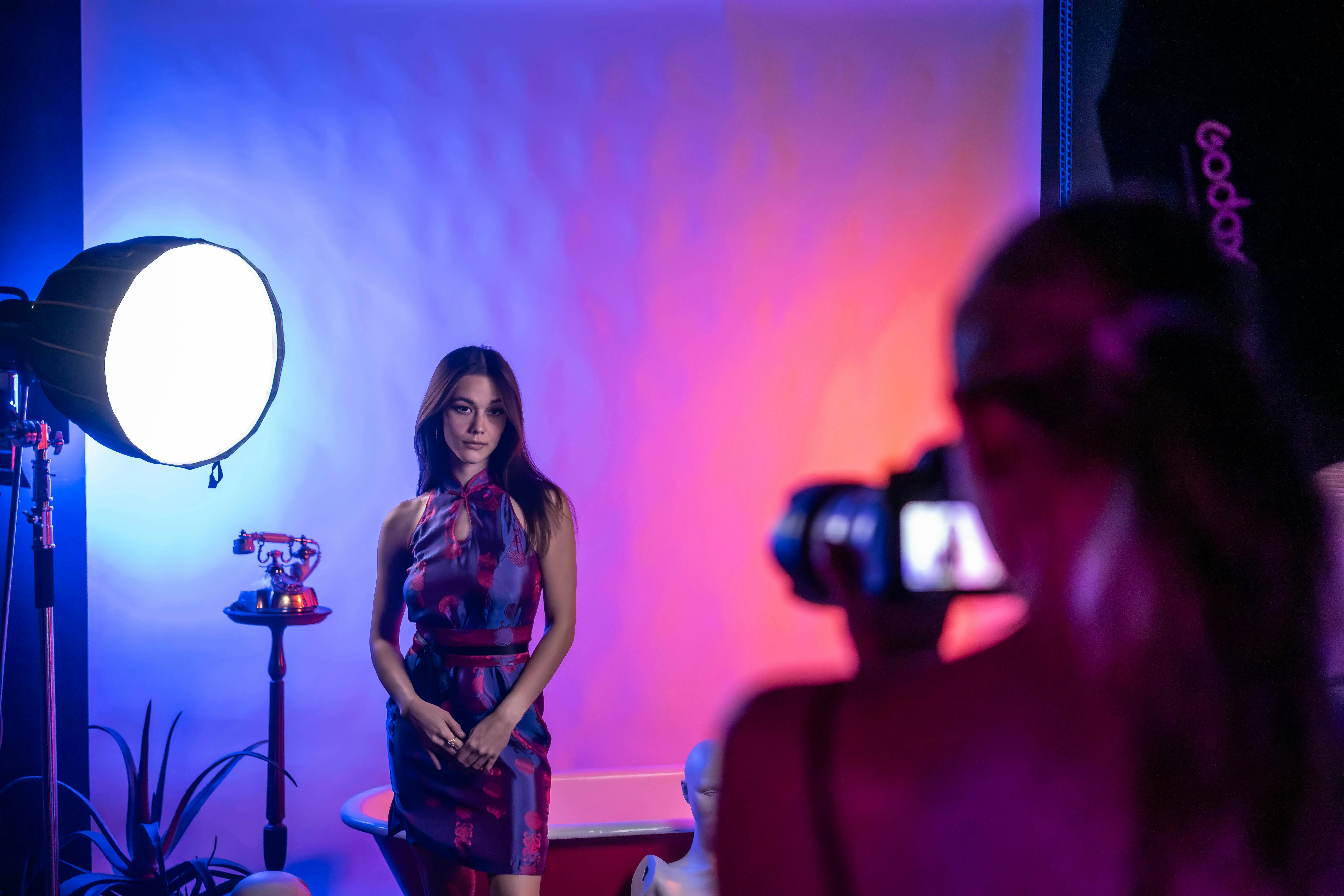 Creative Studio Photography Session in Toronto · Free Stock Photo