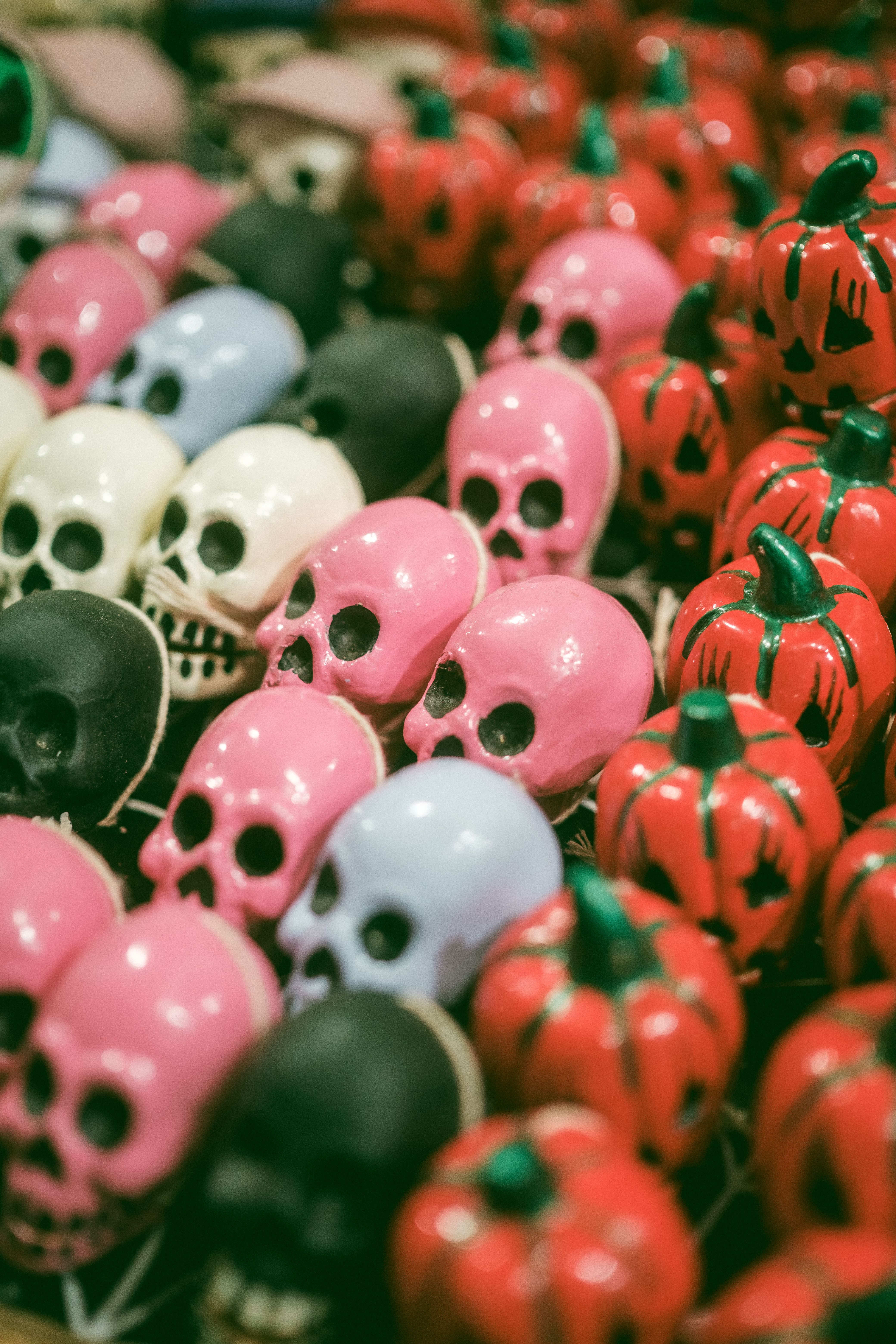 Bunch Of Skulls And Pumpkin Photos, Download The BEST Free Bunch Of ...