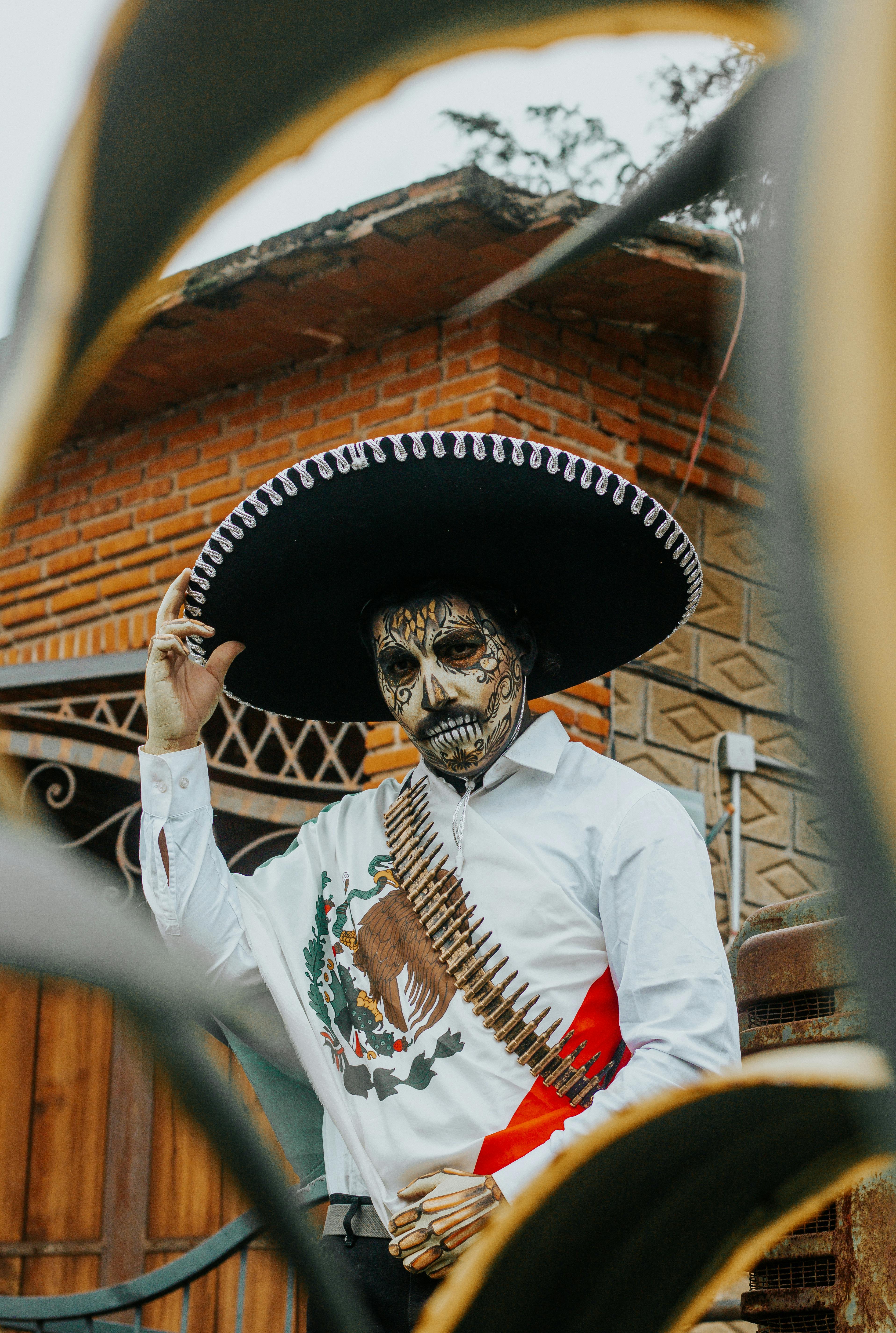 Festive Day of the Dead Catrina Portrait · Free Stock Photo