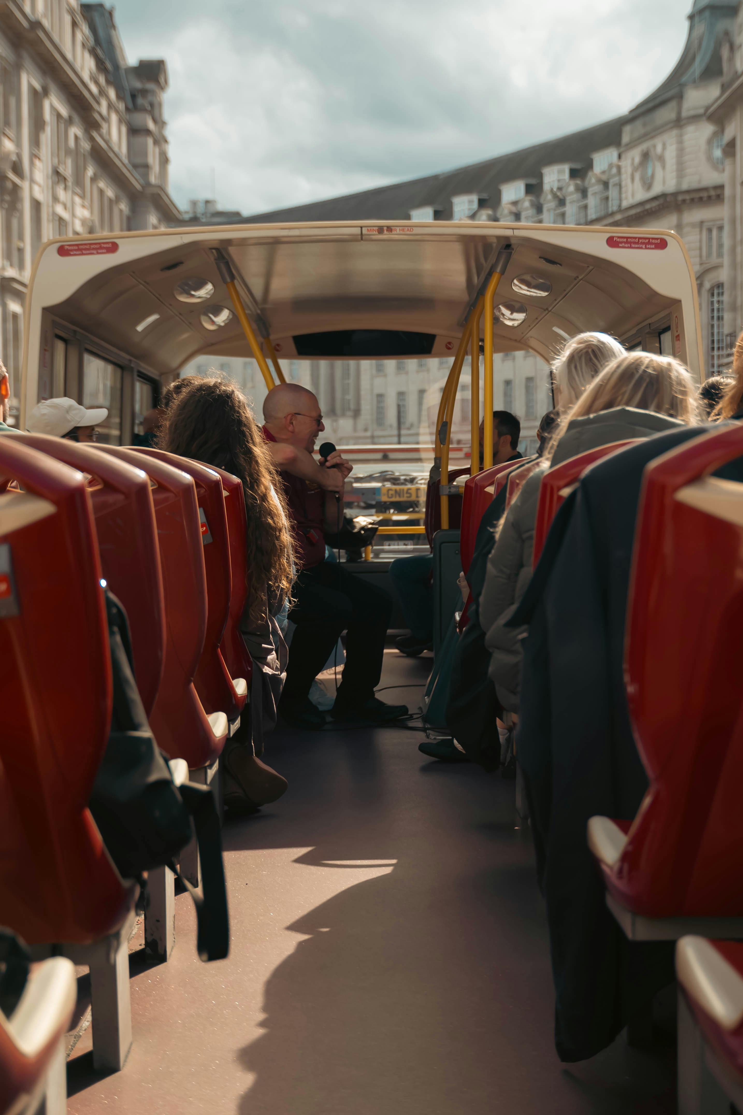 Sightseeing Tour Bus Ride in London · Free Stock Photo