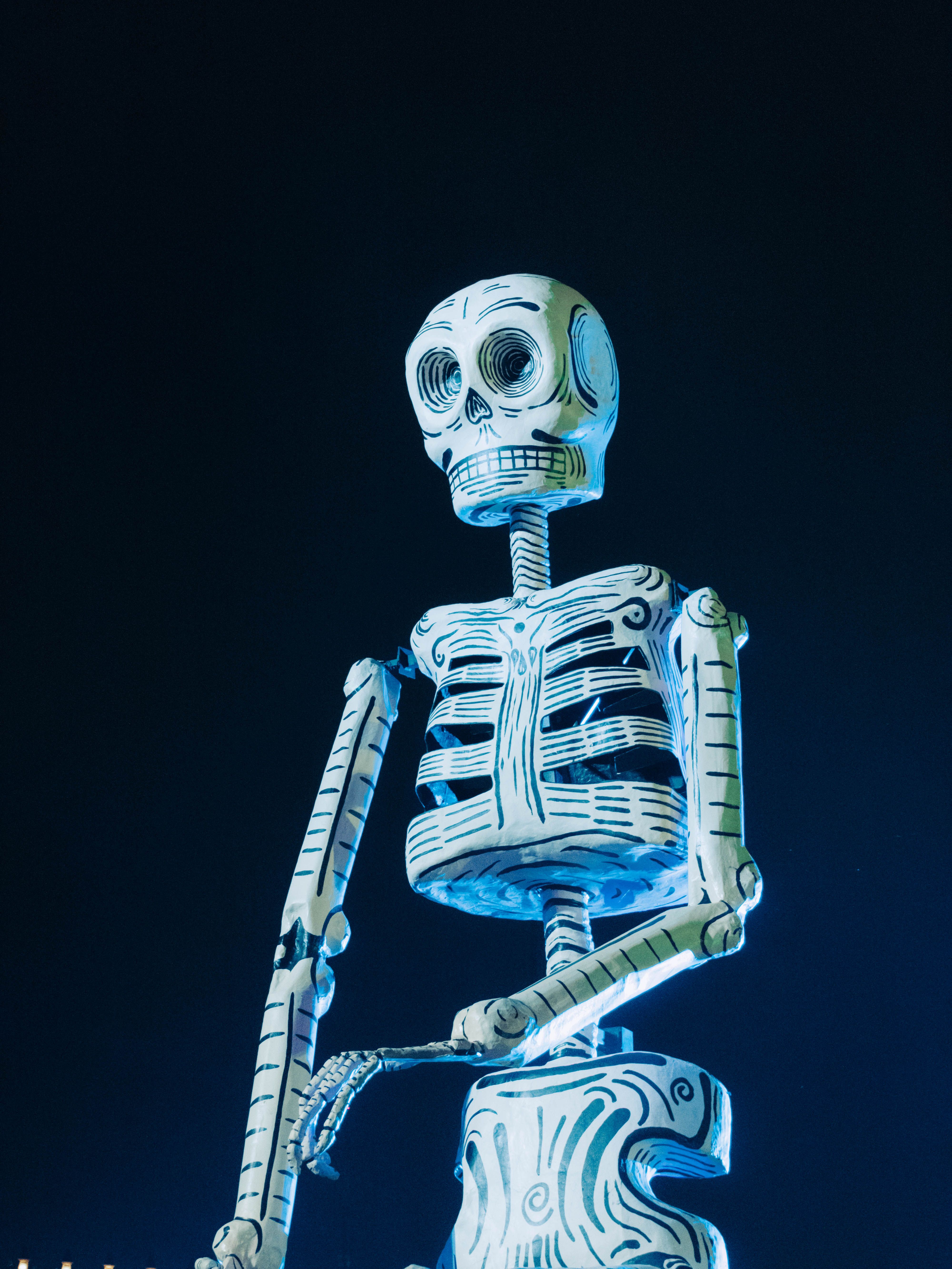 Giant Skeleton for Día de Muertos Celebration in Mexico City · Free ...