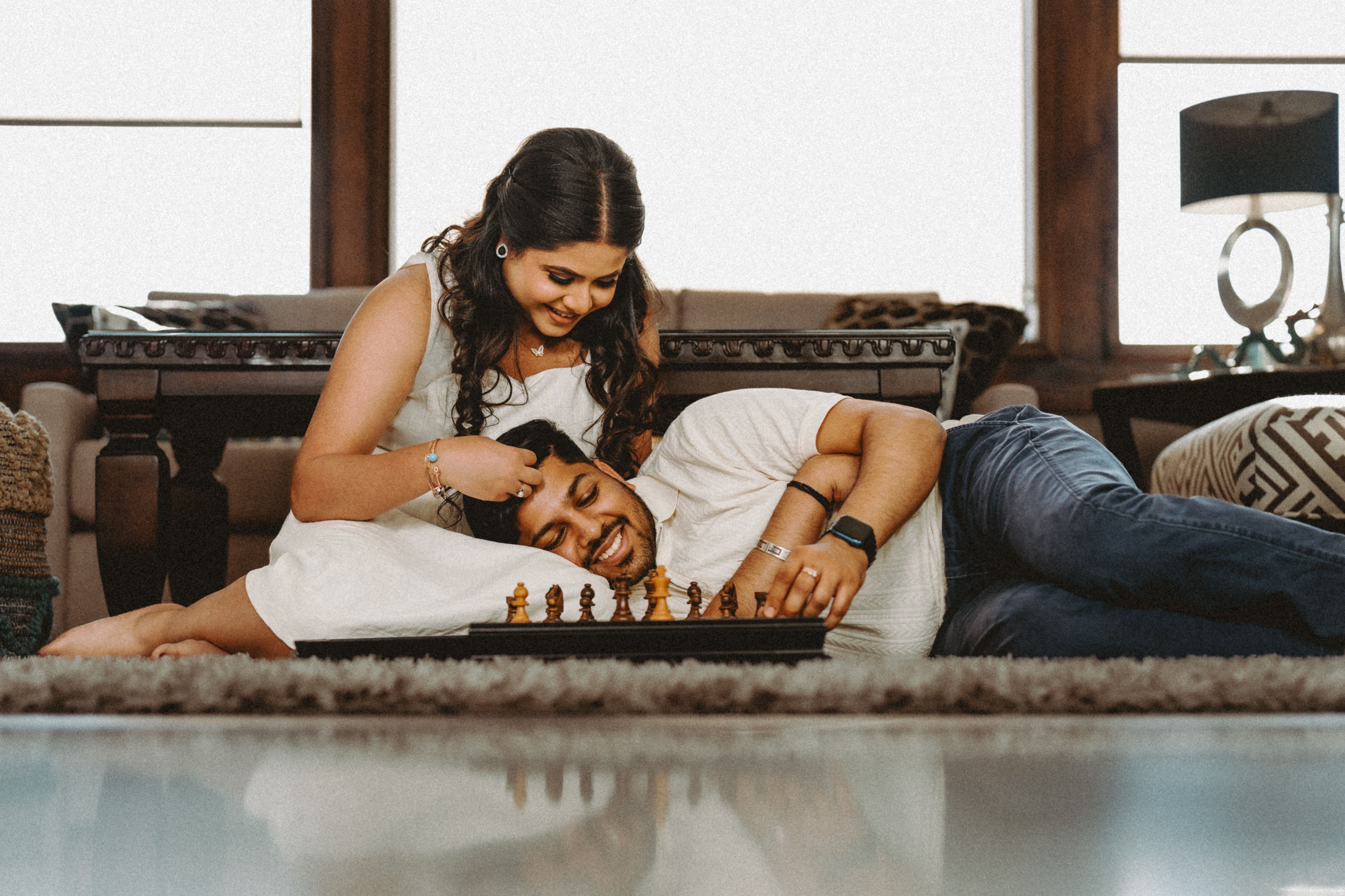 Engaging Indoor Couple Photoshoot in Toronto · Free Stock Photo