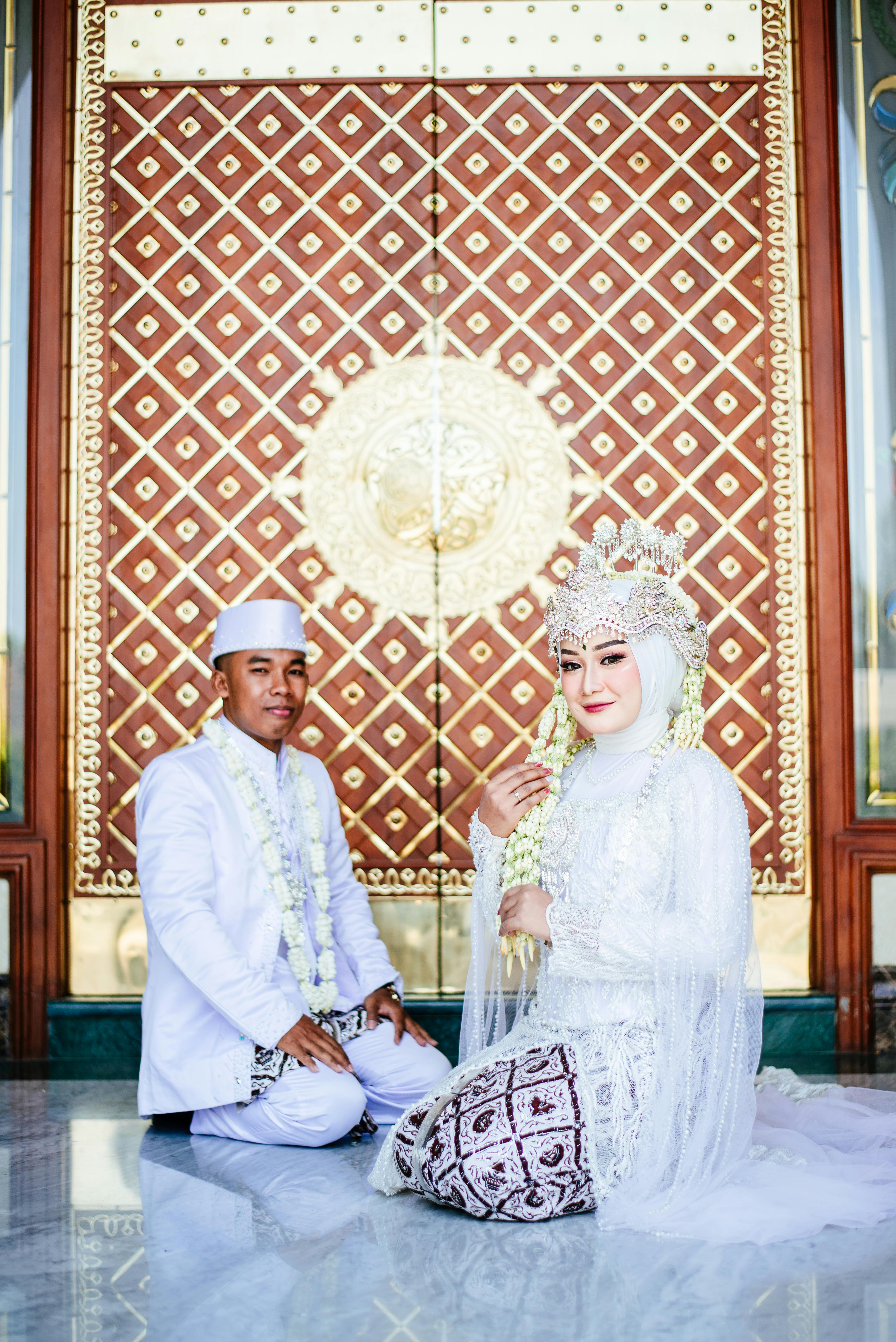 Traditional Javanese Wedding Ceremony Portrait · Free Stock Photo