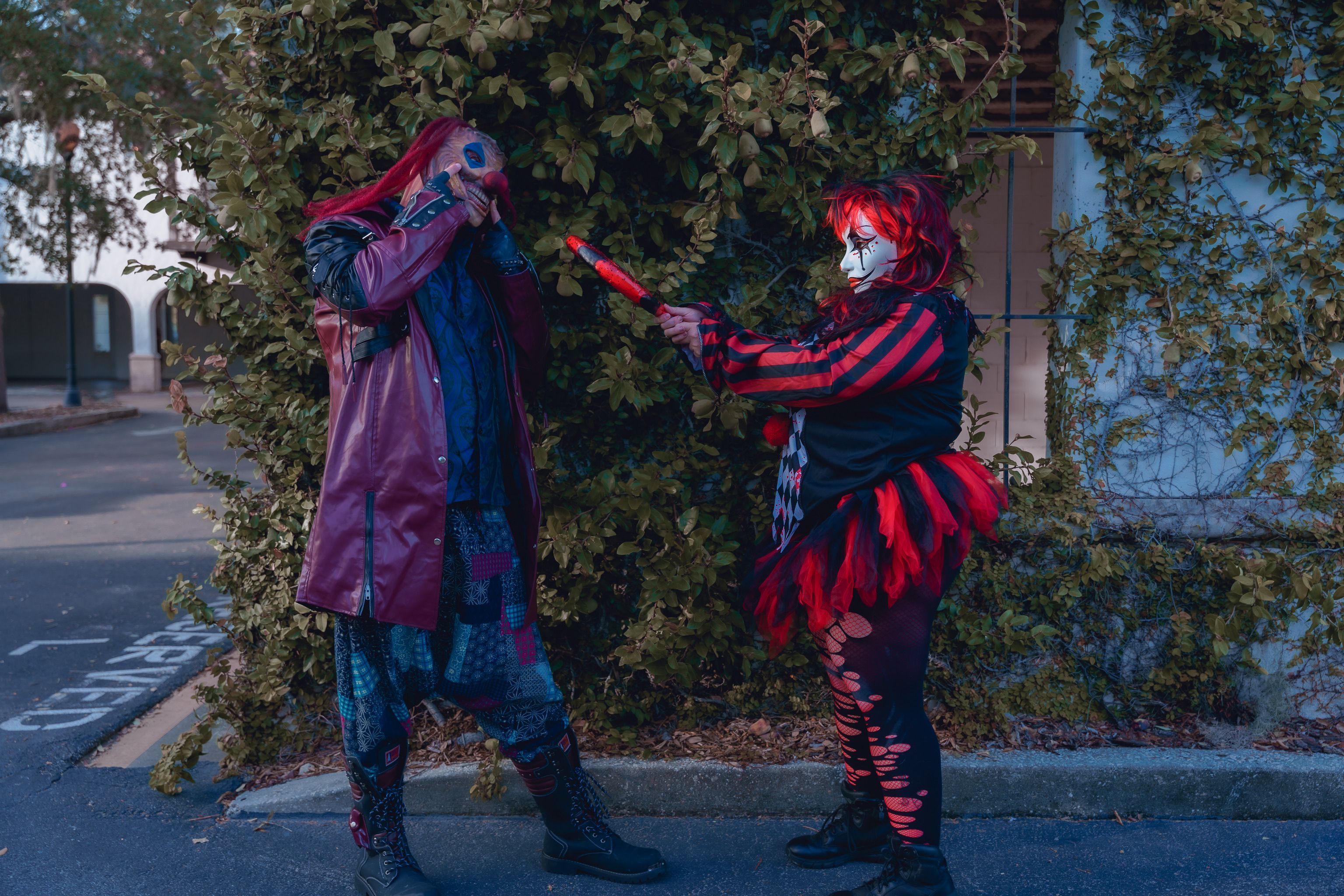 Colorful Performers in Vibrant Costumes Outdoors · Free Stock Photo